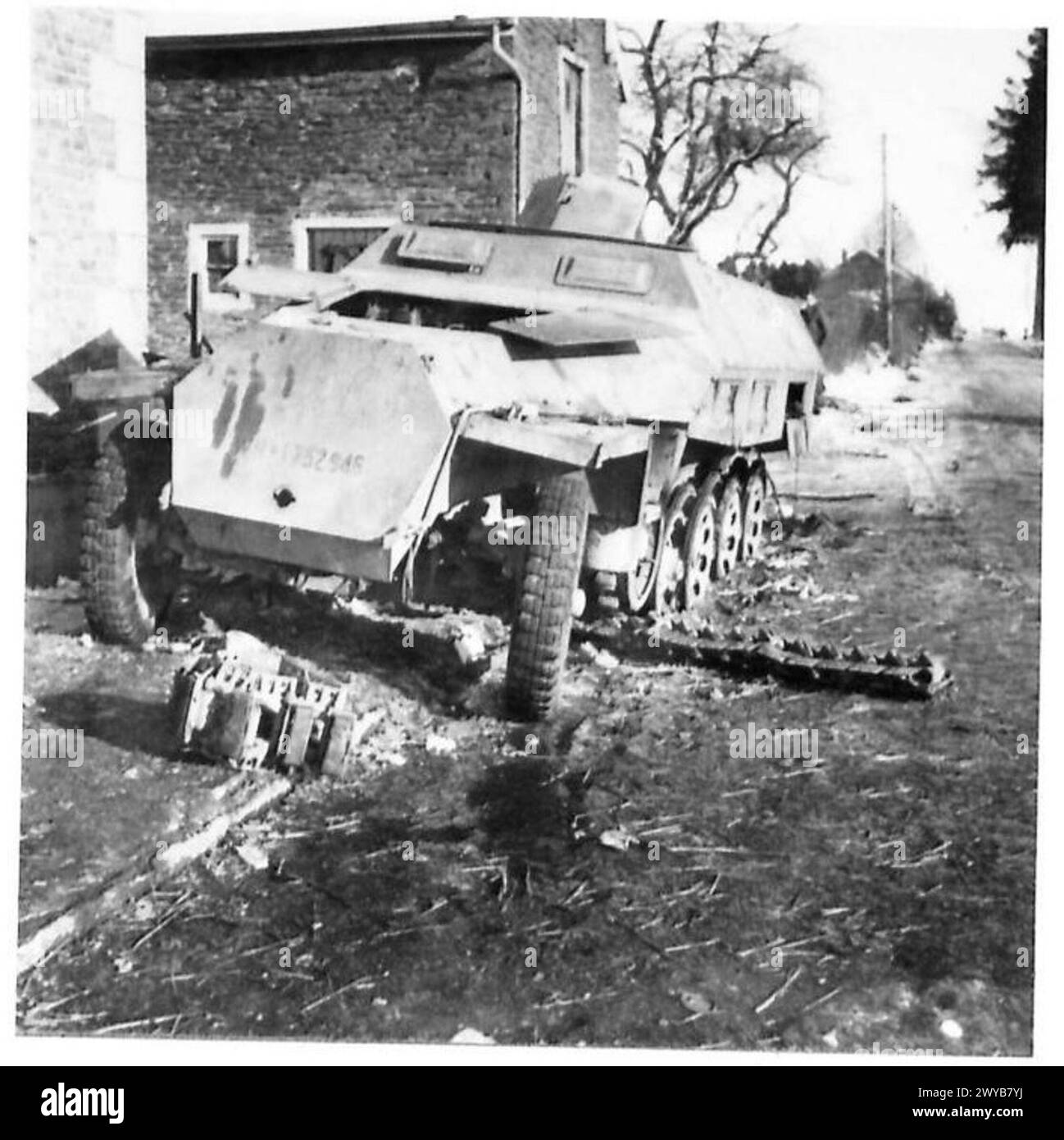 GERMAN DEAD & EQUIPMENT NEAR LA ROCHE & ORTHO - Original wartime ...