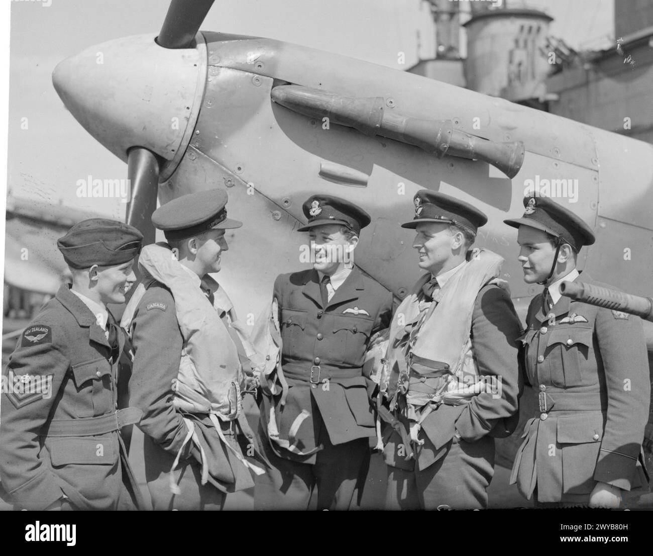 SUPERMARINE SPITFIRES FOR MALTA. 19 TO 23 MARCH 1942, ON BOARD HMS ...