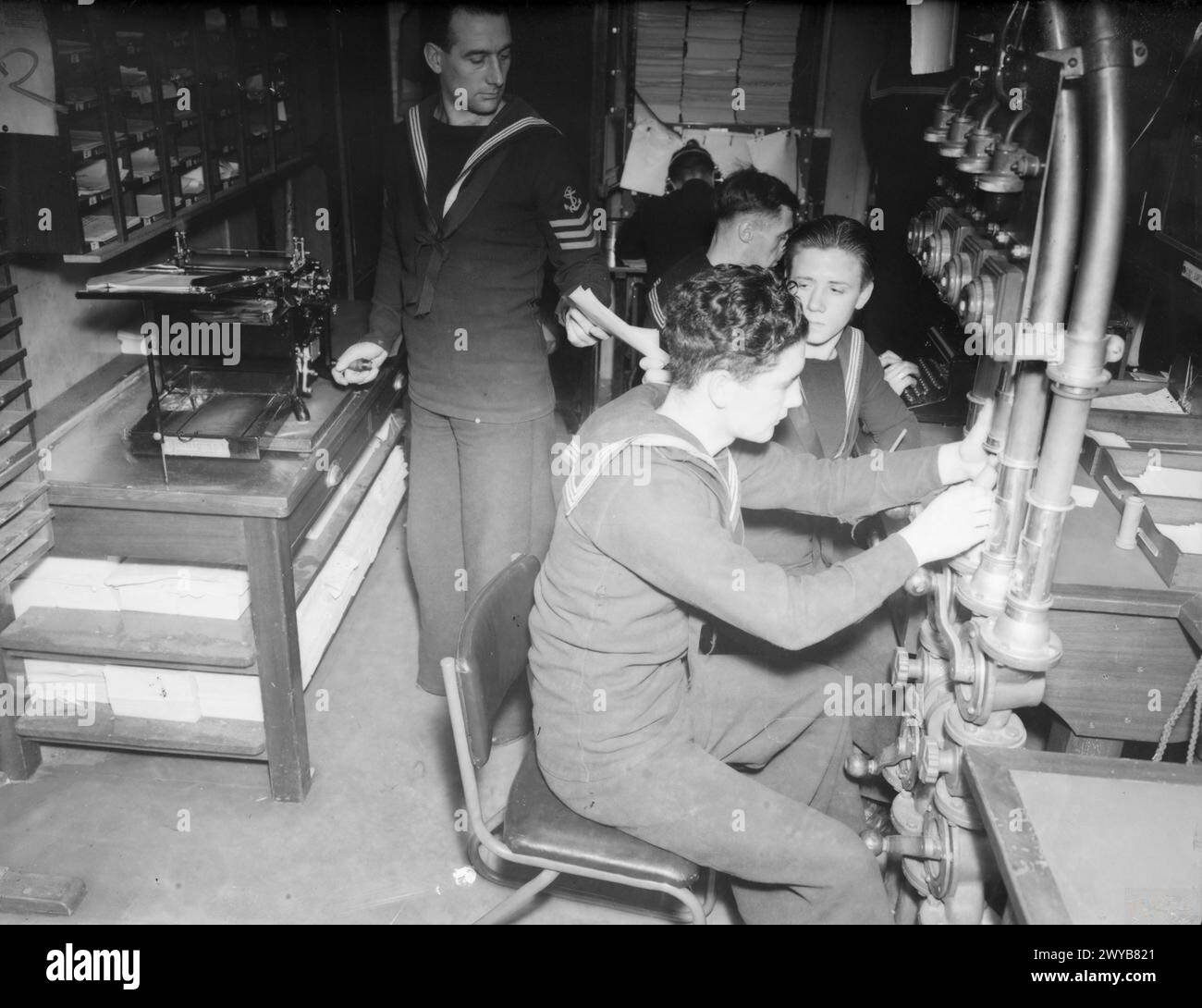 ON BOARD HMS KING GEORGE V WHEN SHE TOOK LORD AND LADY HALIFAX TO ...