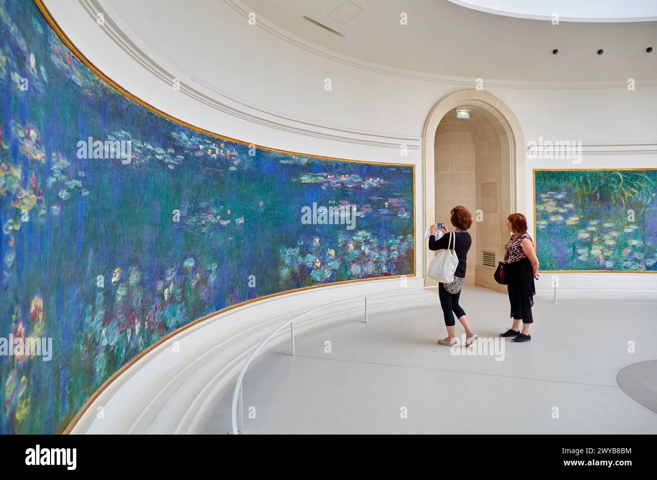 Water-lilies Nympheas series painted by Claude Monet, Musee de L ...