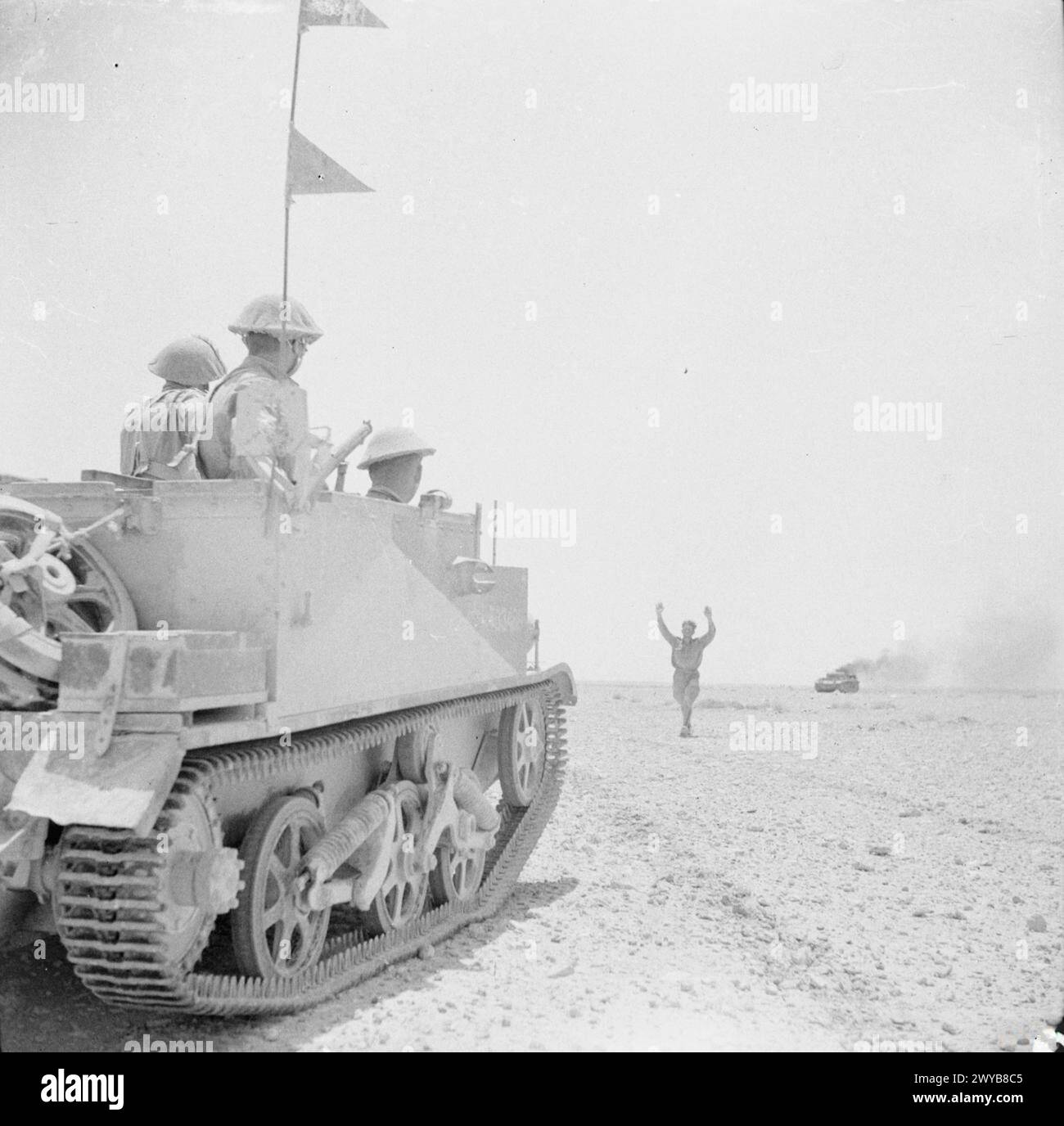 Burning british tank second world war hi-res stock photography and ...