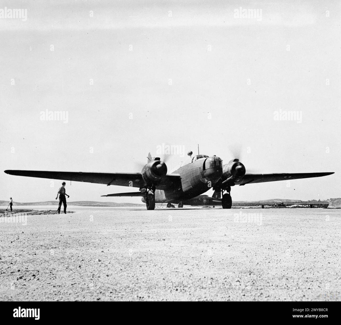 ROYAL AIR FORCE IN THE MIDDLE EAST, 1944-1945. - A Vickers Wellington ...