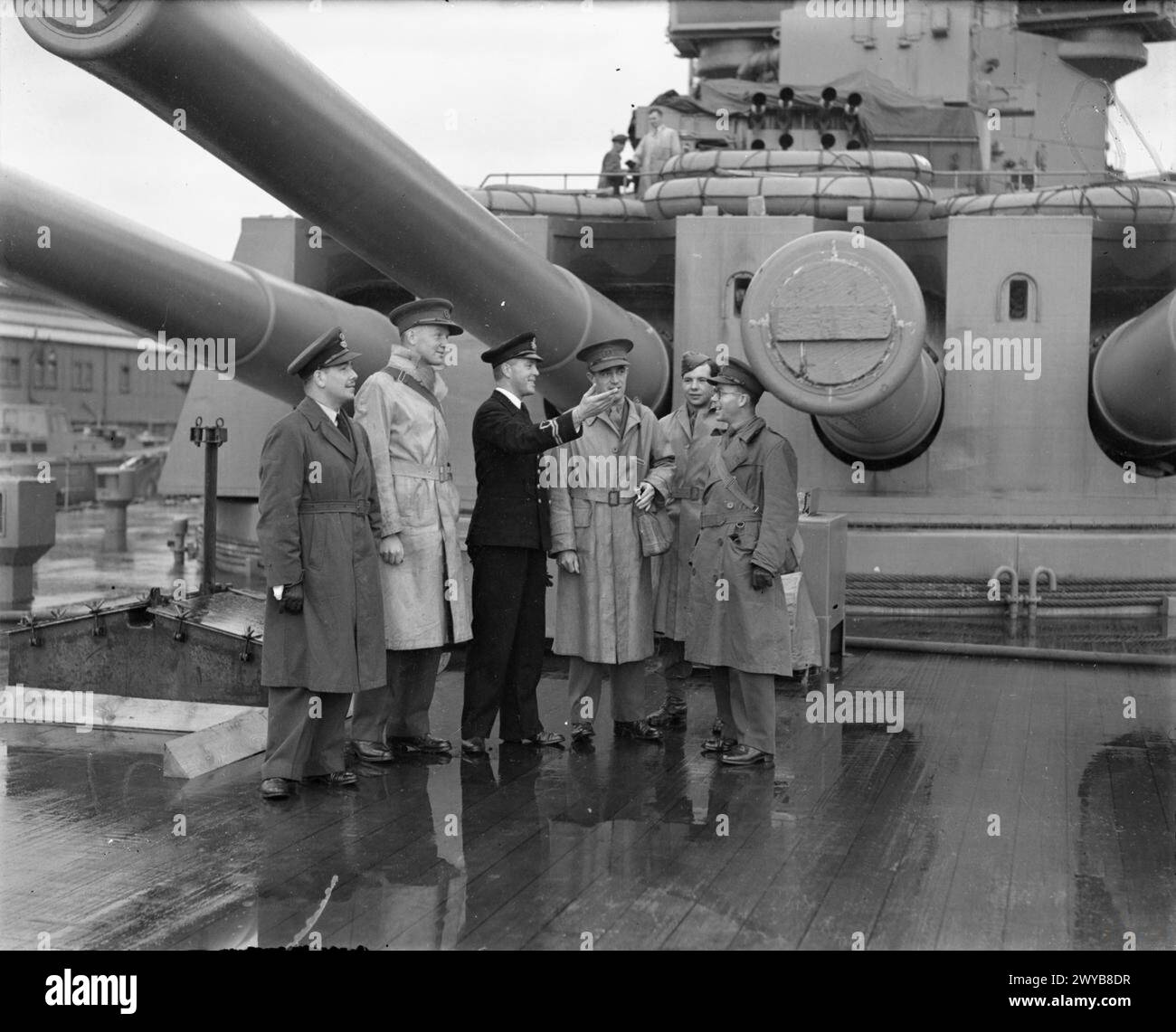 ON BOARD THE BATTLESHIP HMS DUKE OF YORK. 12 TO 14 OCTOBER 1941, ON ...