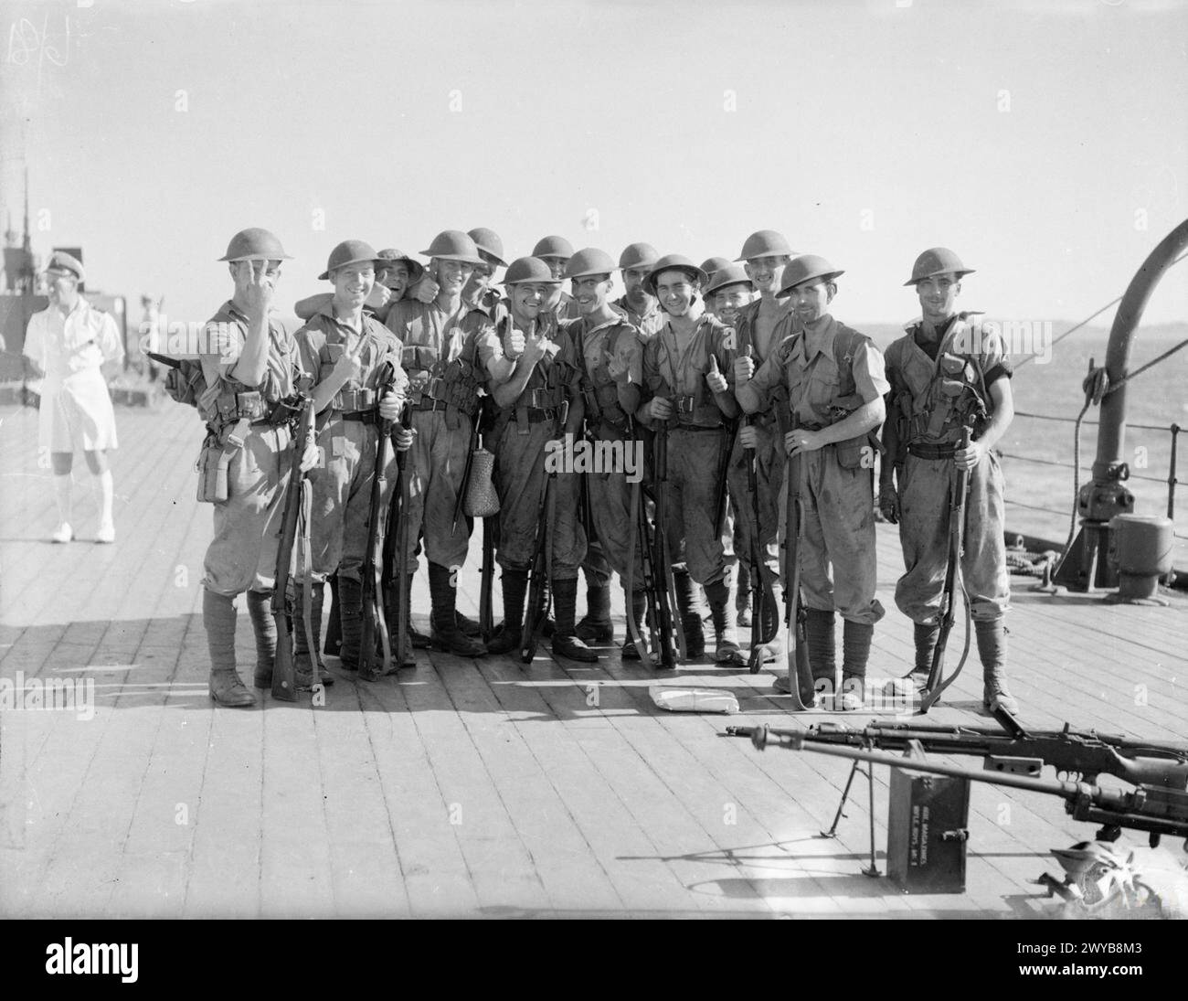 THE BRITISH OPERATIONS AT MADAGASCAR. 8 MAY 1942, ON BOARD THE ...