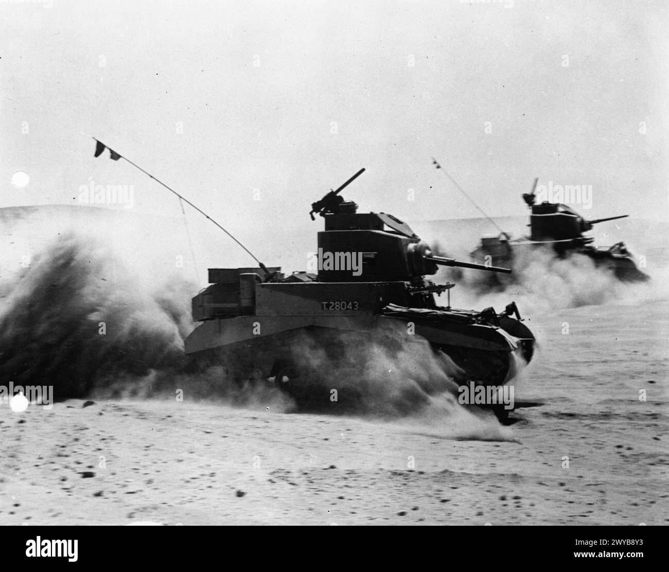 THE BRITISH ARMY IN NORTH AFRICA 1941 - The 8th Hussars testing their ...