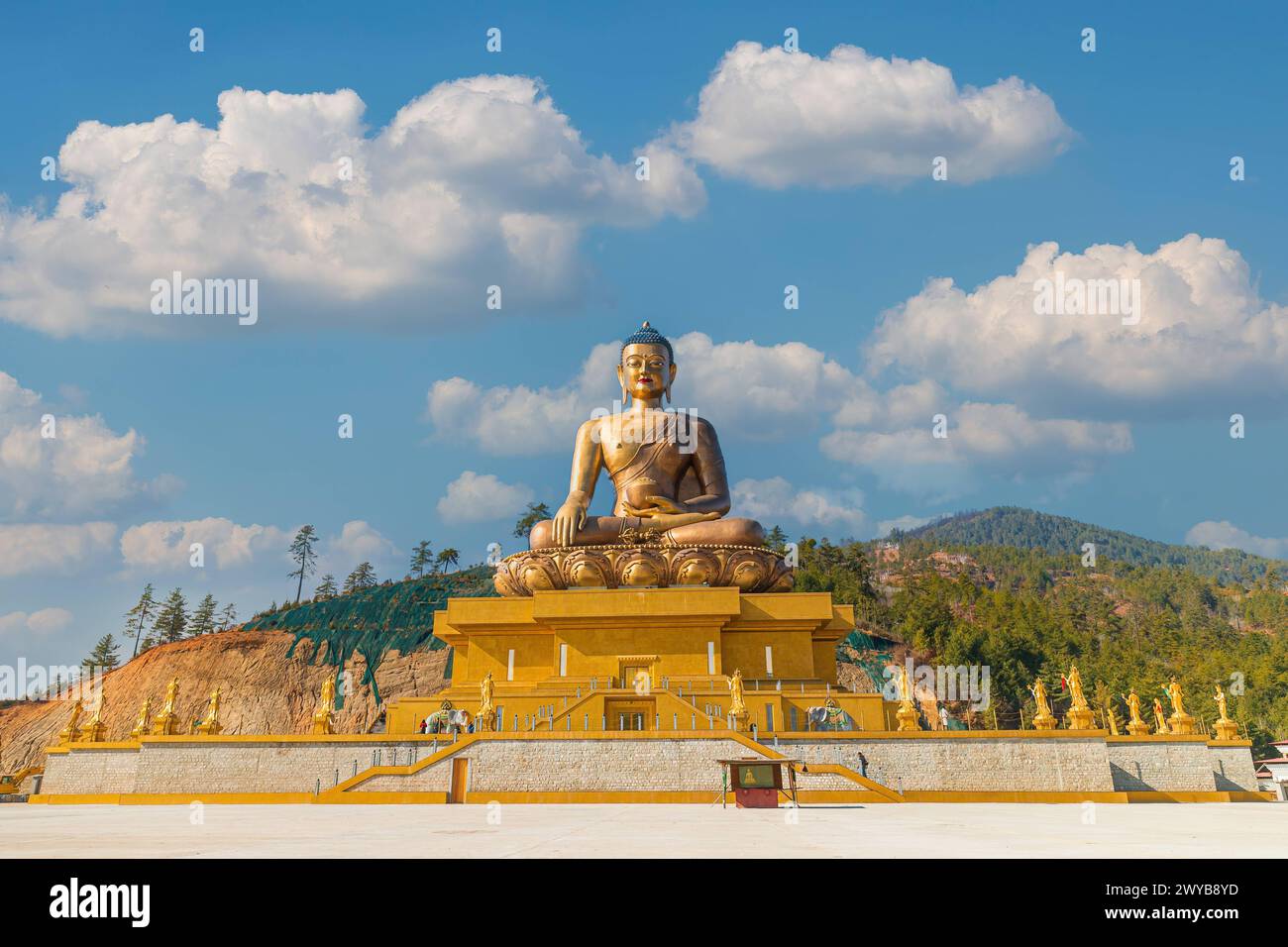 Buddha Dordenma statue in Thimphu, Bhutan 169 feet tall bronze Buddha ...