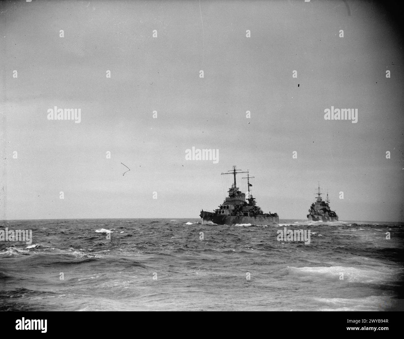 BRITISH AND US PLANES AND WARSHIPS COVER RUSSIAN CONVOY. MAY 1942, ON ...