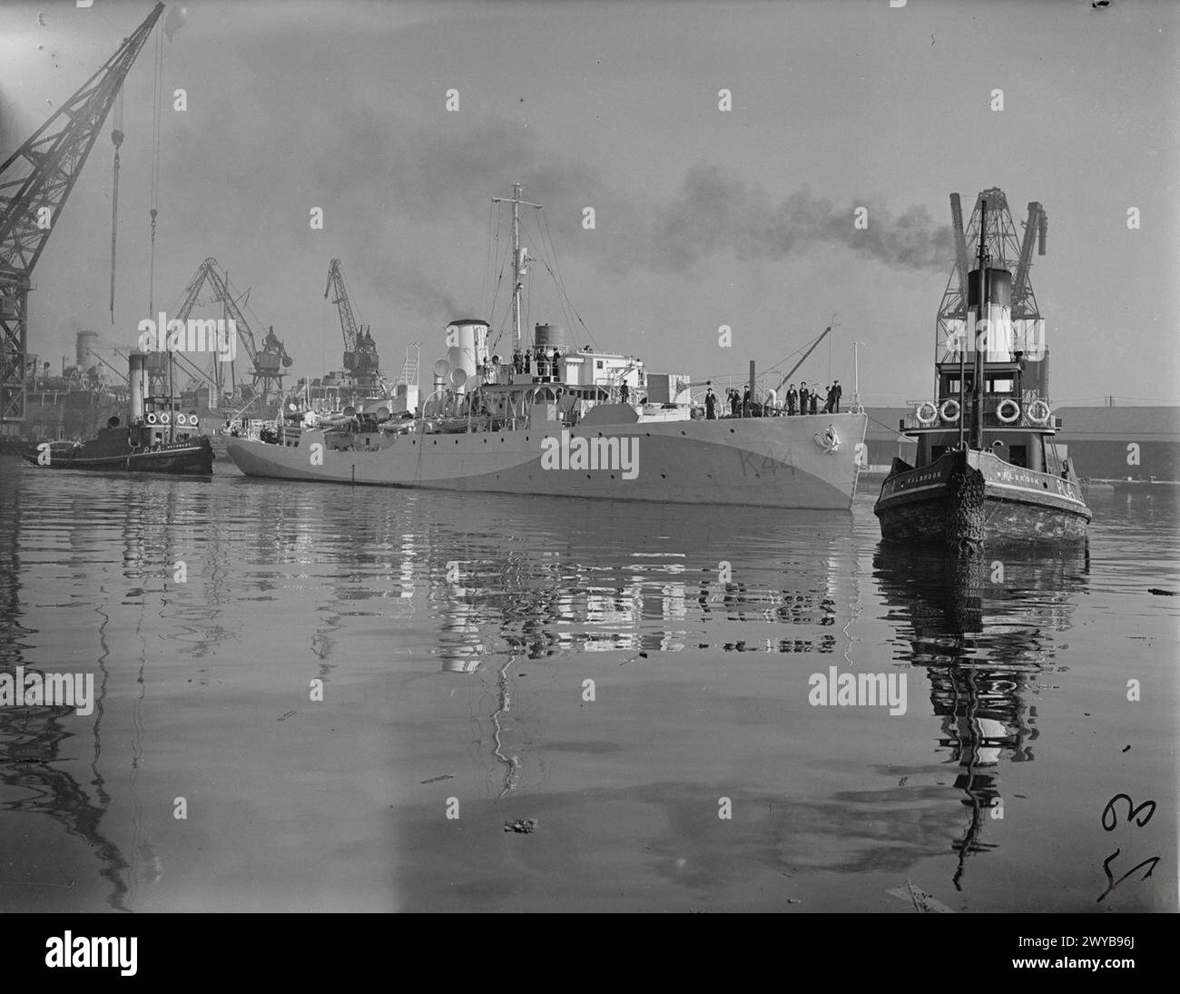 British flower class corvette hi-res stock photography and images - Alamy