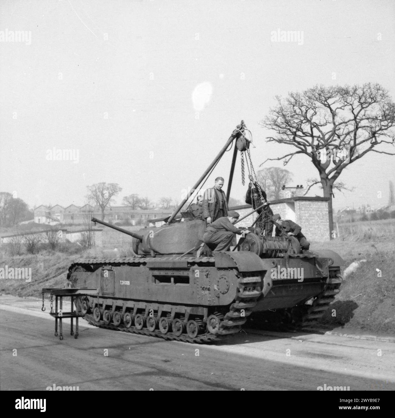 Churchill tank engine hi-res stock photography and images - Alamy