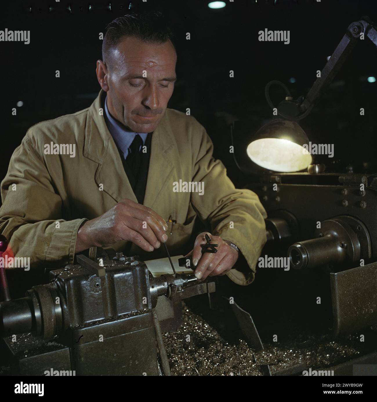 AIRCRAFT PRODUCTION IN BRITAIN, 1944 - Mr Lovering, a worker in the ...
