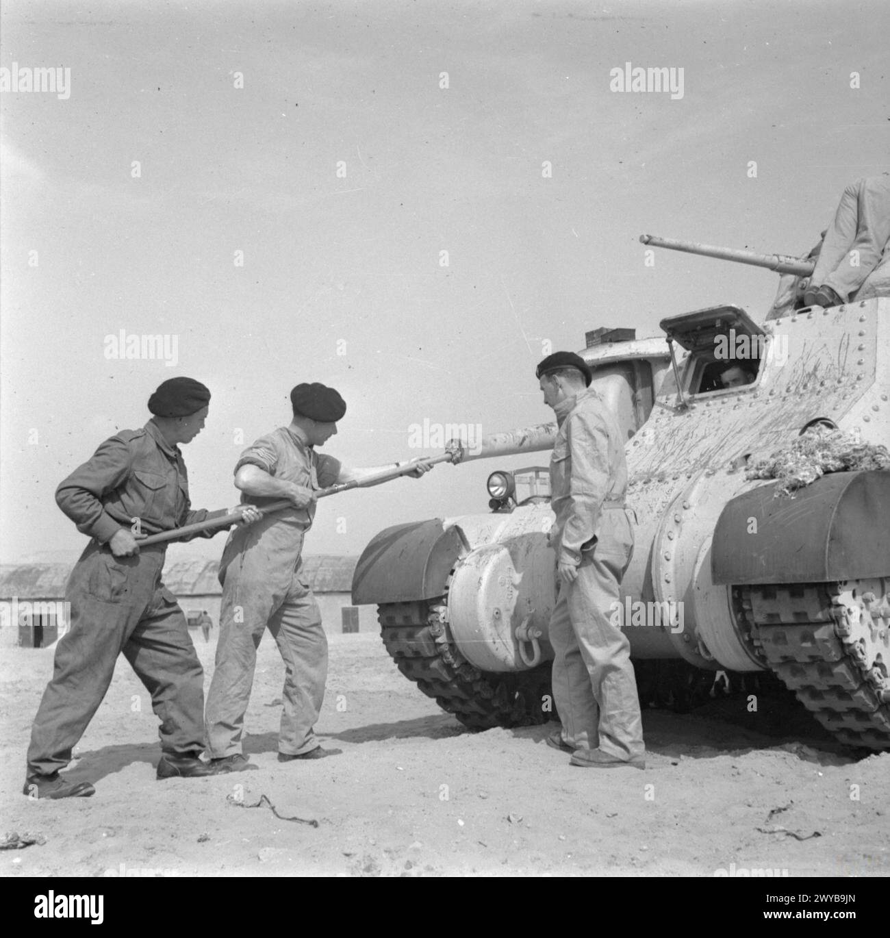 THE BRITISH ARMY IN NORTH AFRICA 1942 - The crew of a 3rd Royal Tank ...