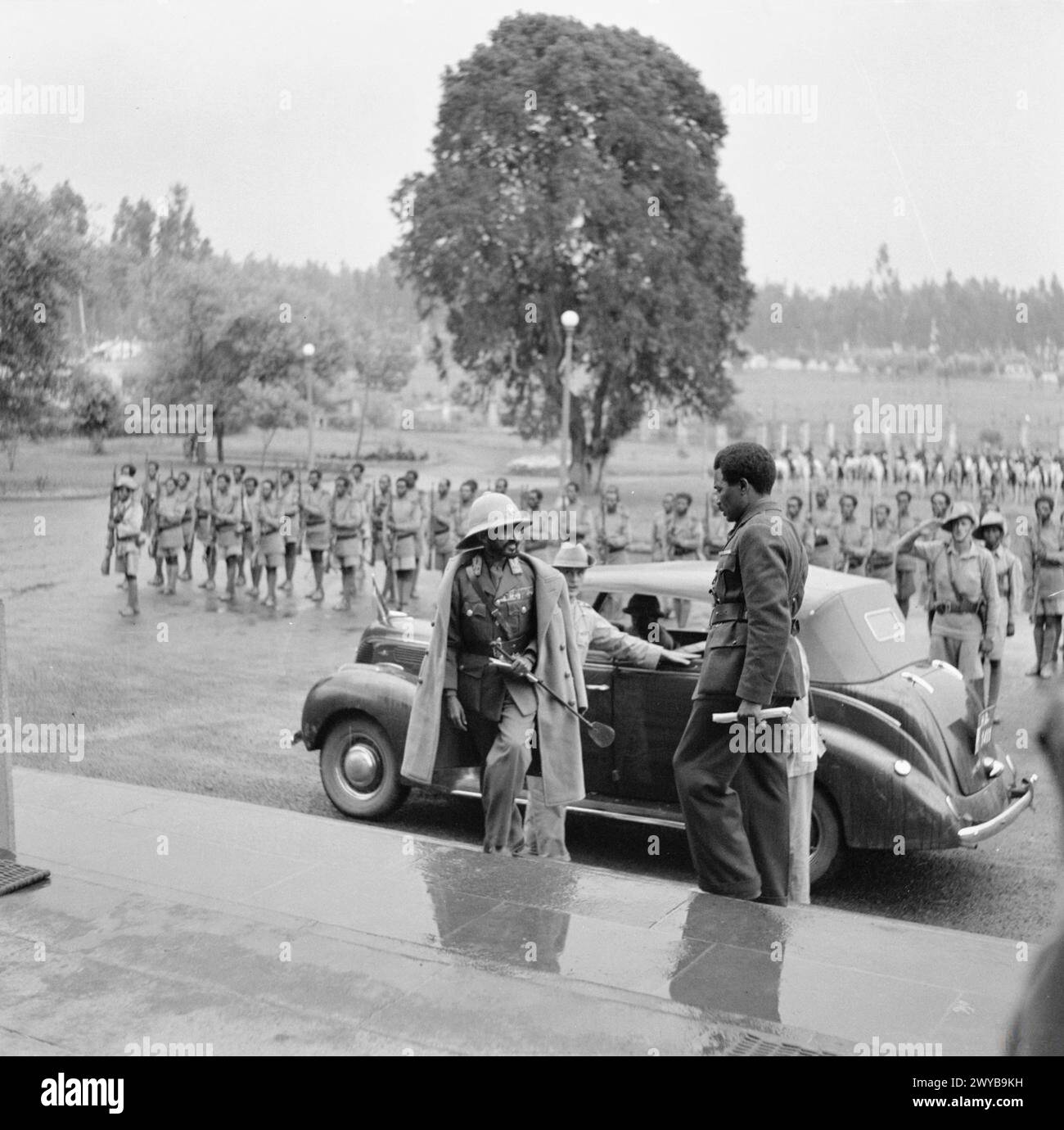 Haile Selassie returned to Addis Ababa, Ethiopia, five years after ...