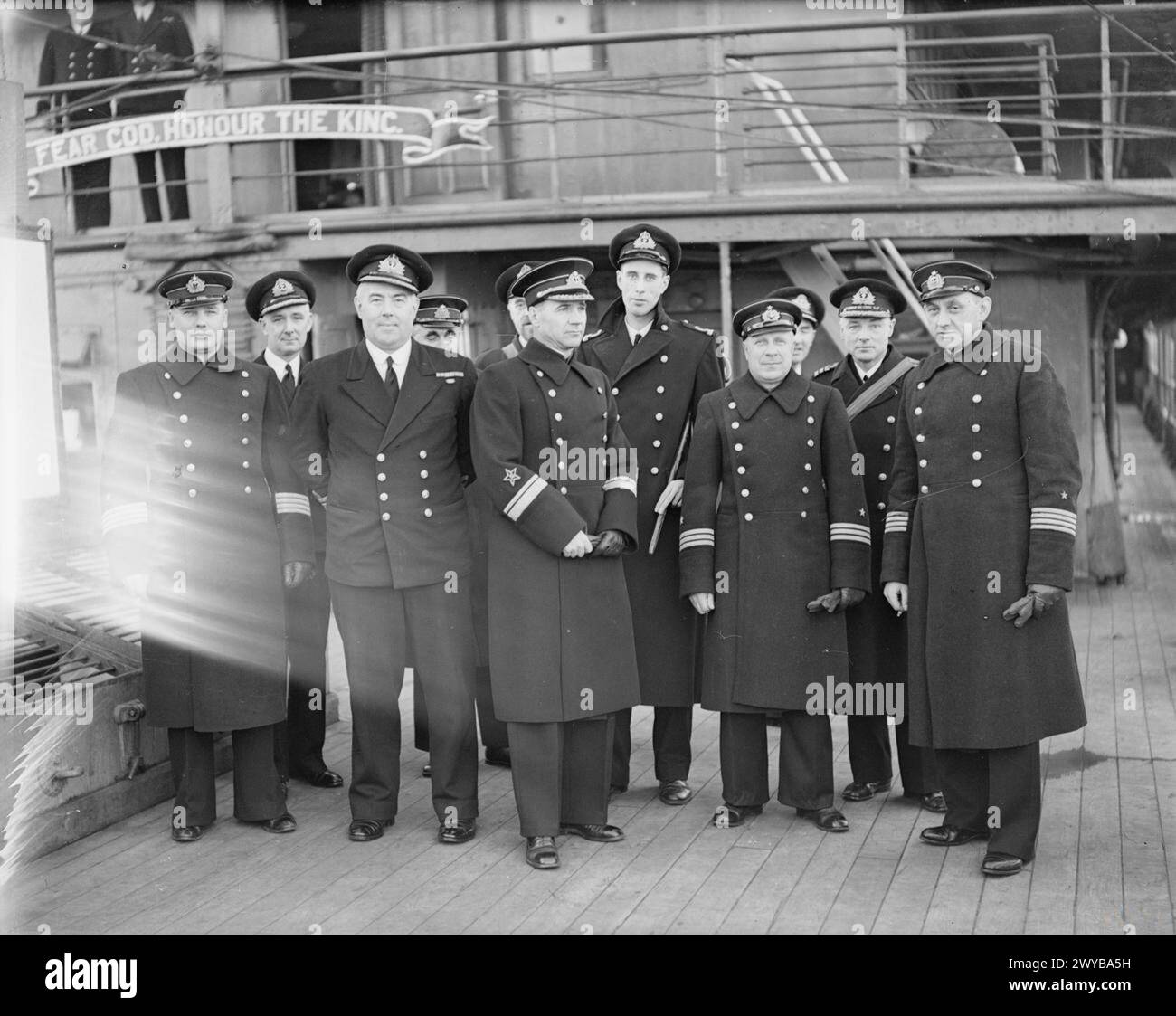 RUSSIAN NAVAL MISSION'S VISIT TO BRITAIN. 29 OCTOBER 1941, AT THE HOME ...