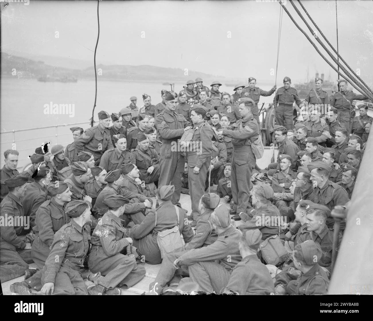 THE NARVIK CAMPAIGN, 1940 - Some members of the 1/6th Battalion, Duke ...