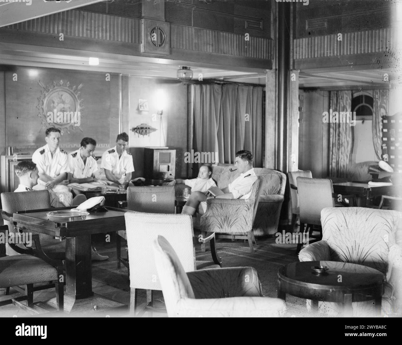 WITH THE NAVY'S LINER WARSHIPS. AUGUST 1943, FREETOWN. - In the ...