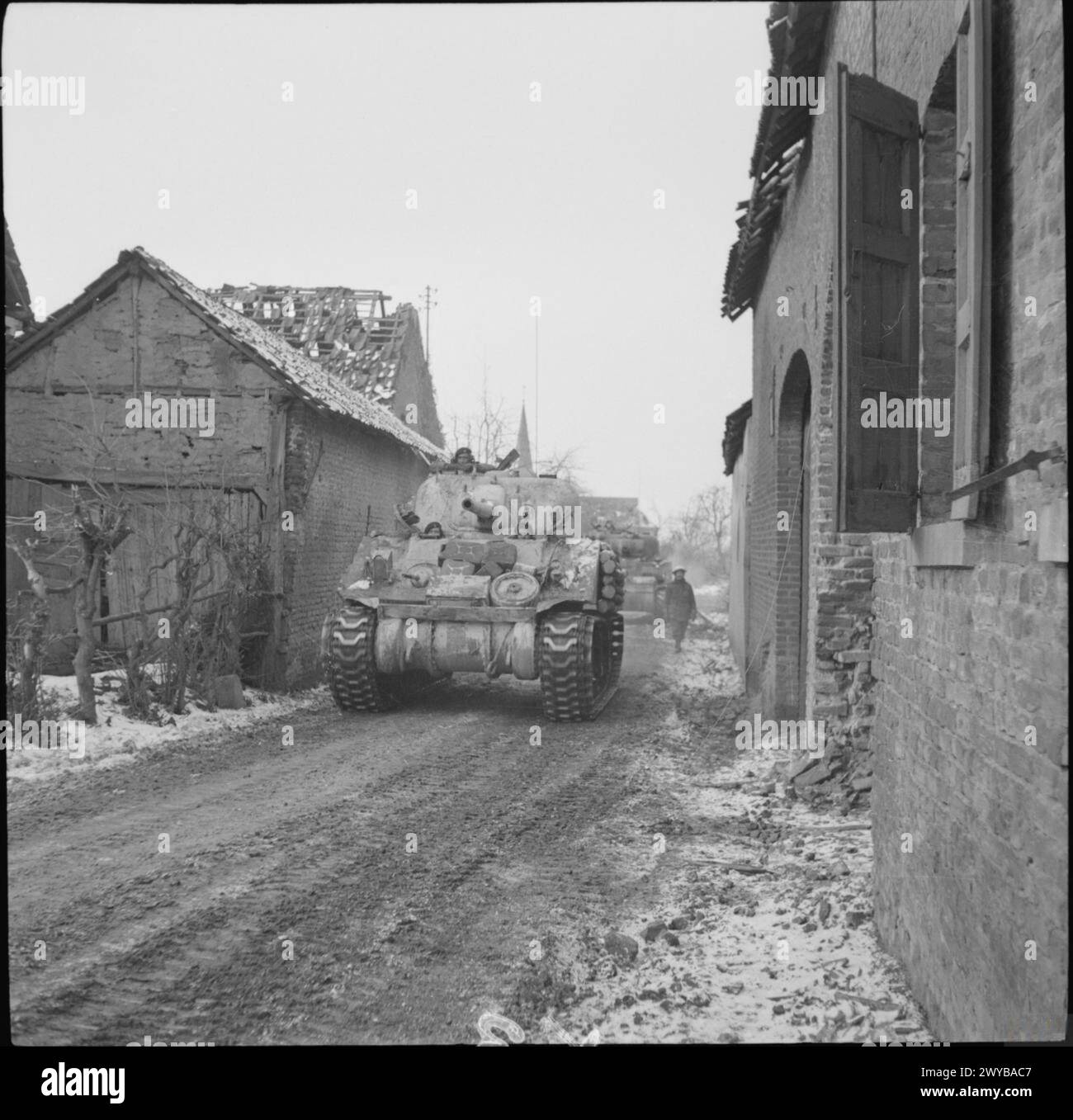 8th army sherman tanks hi-res stock photography and images - Alamy