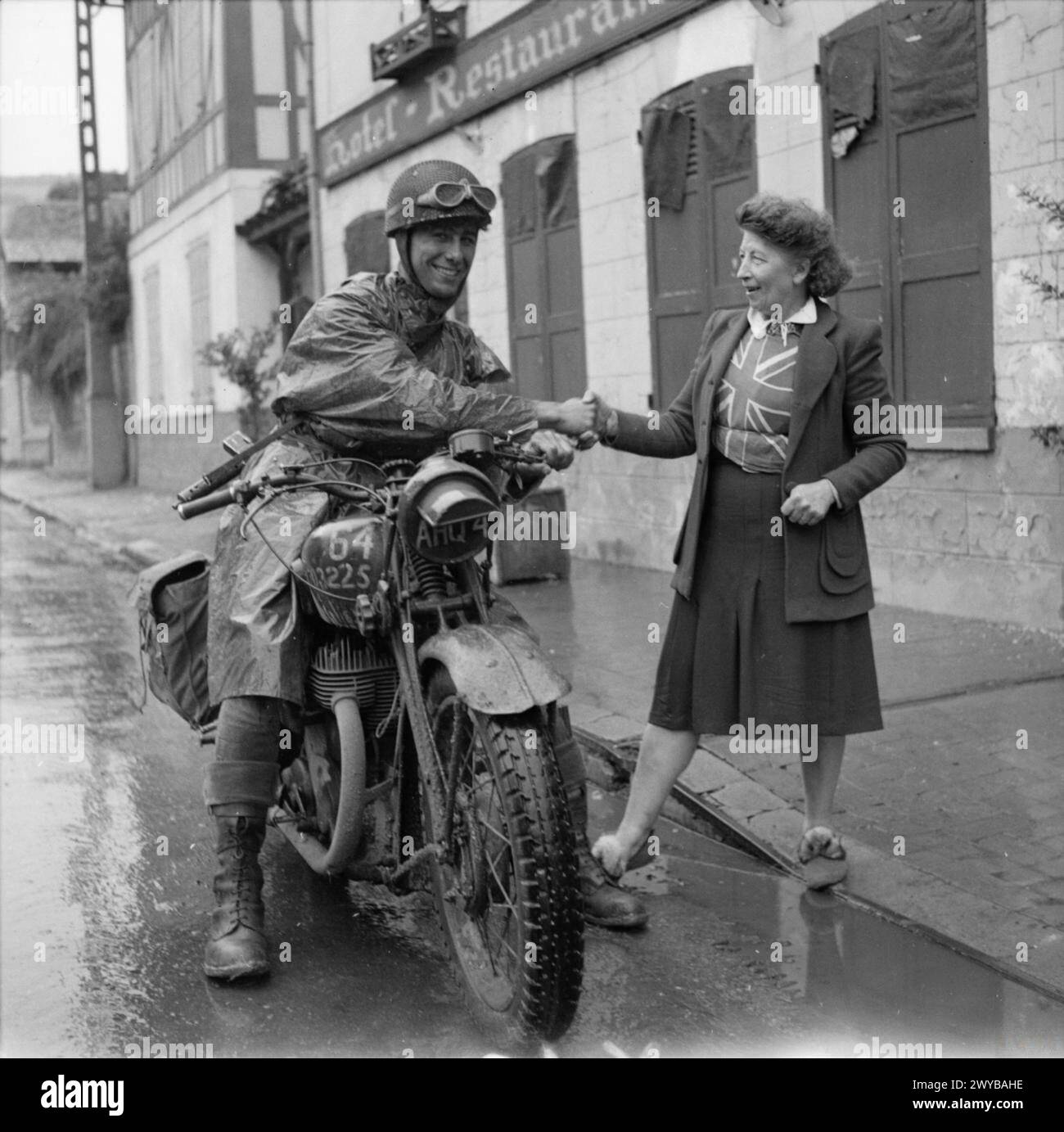 THE BRITISH ARMY IN NORTH-WEST EUROPE 1944-1945 - A motorcycle despatch ...