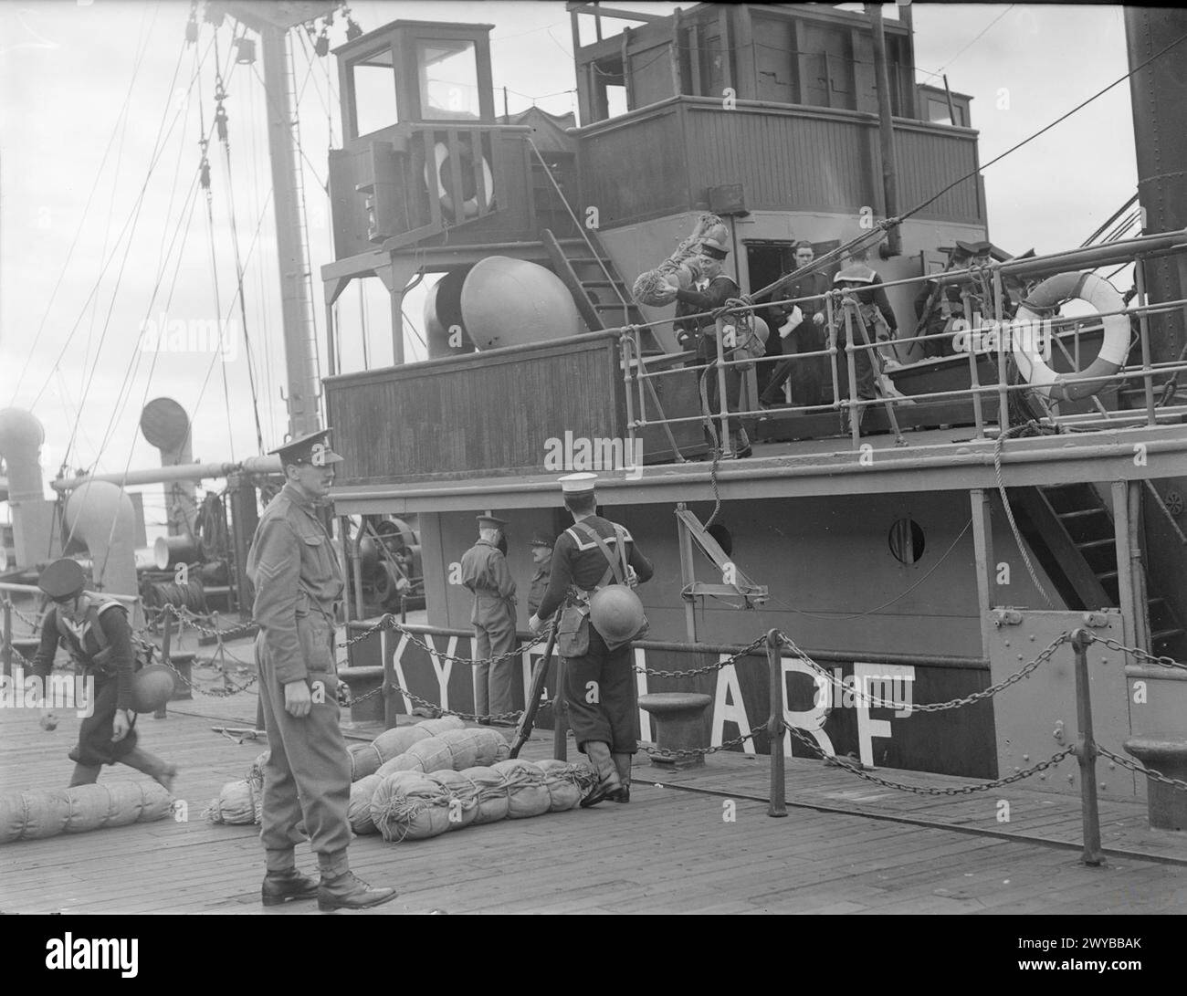 THE EIRE STEAMER KYLECLARE. 18 SEPTEMBER 1942, LIVERPOOL. - Naval ...