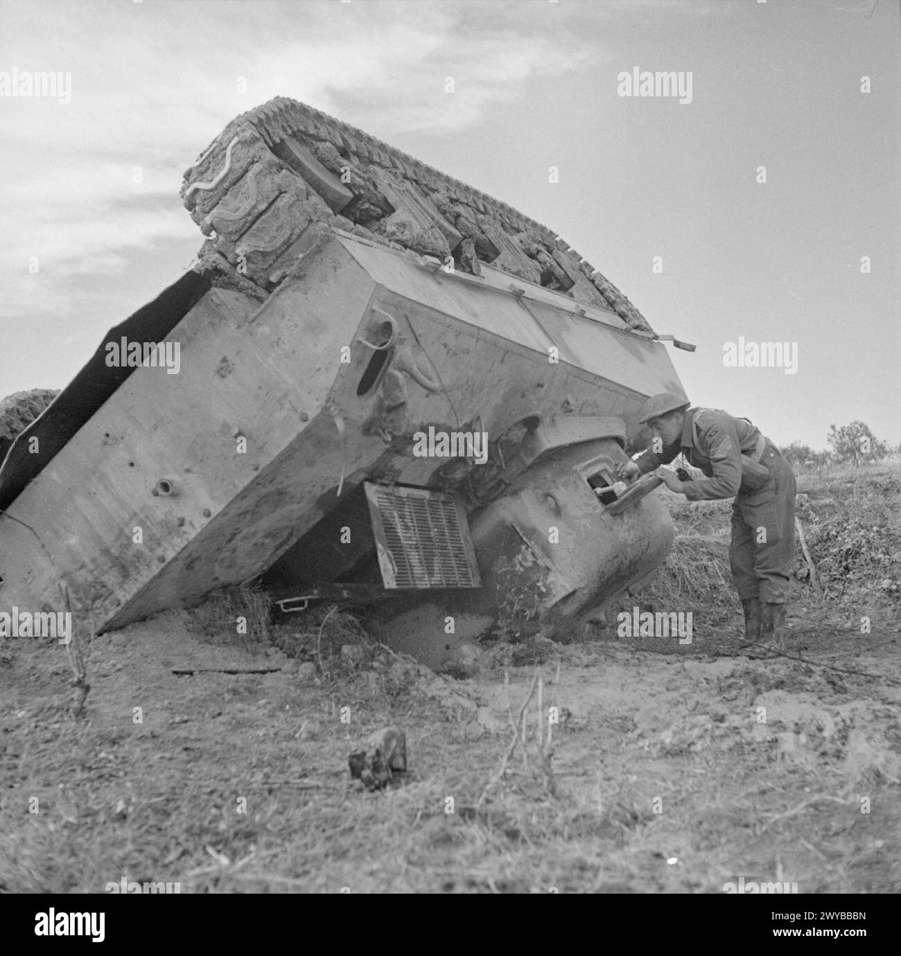 Overturned tank hi-res stock photography and images - Alamy