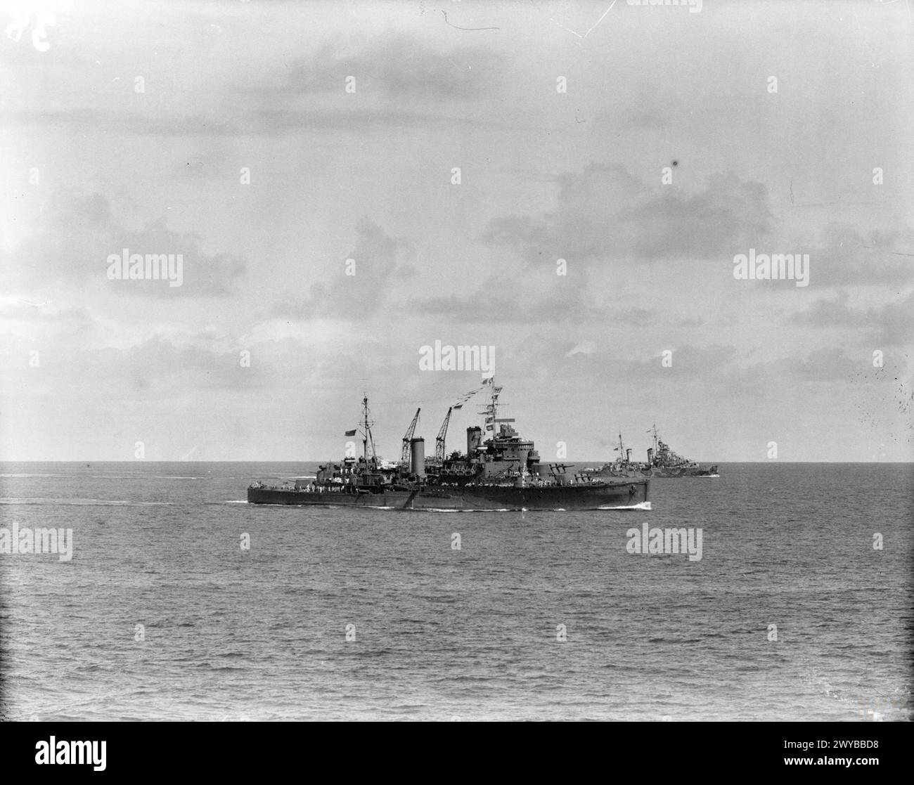 BRITISH NAVAL ESCORT AND CONVOY IN MEDITERRANEAN, SEPTEMBER 1941, ON ...