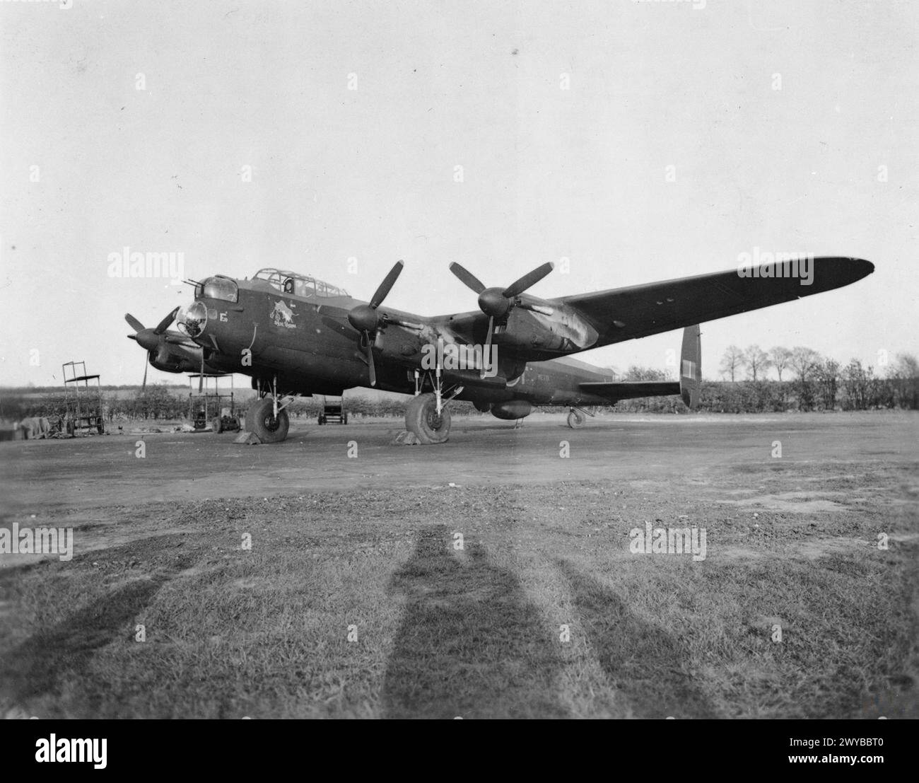 Avro Lancaster B Mark 1, ME701 'JO-F', of No. 463 Squadron RAAF, is ...
