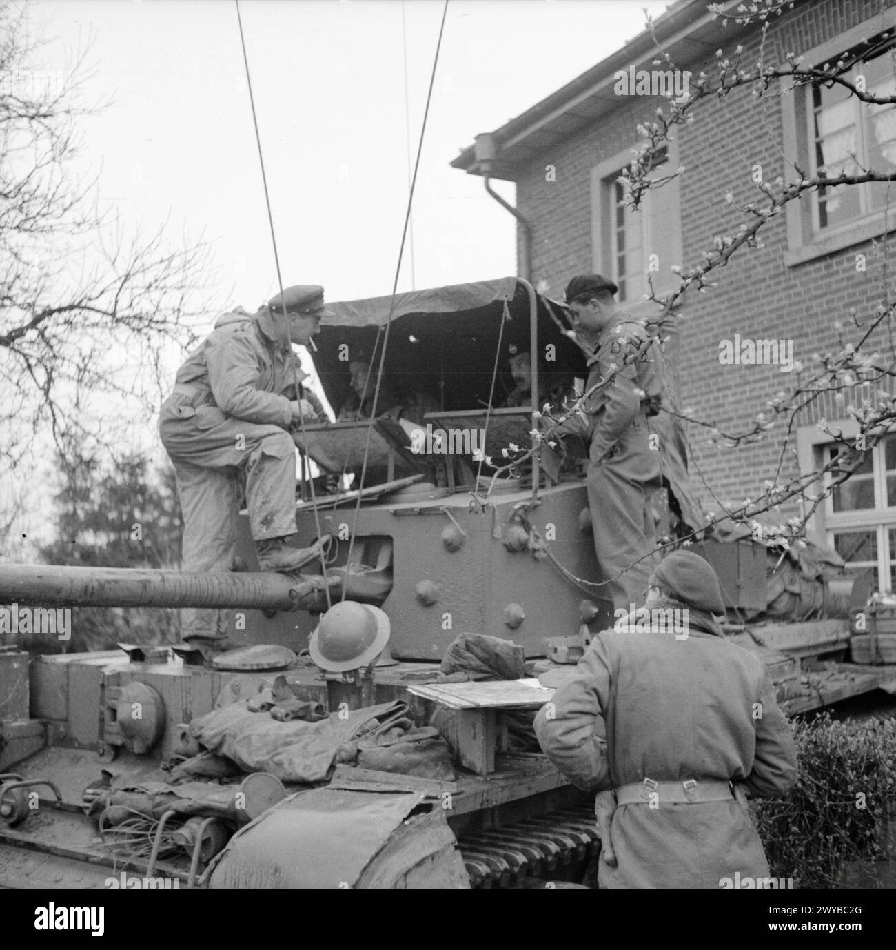 On 31 March 1945, the Cromwell command tank of Brigadier Wingfield ...