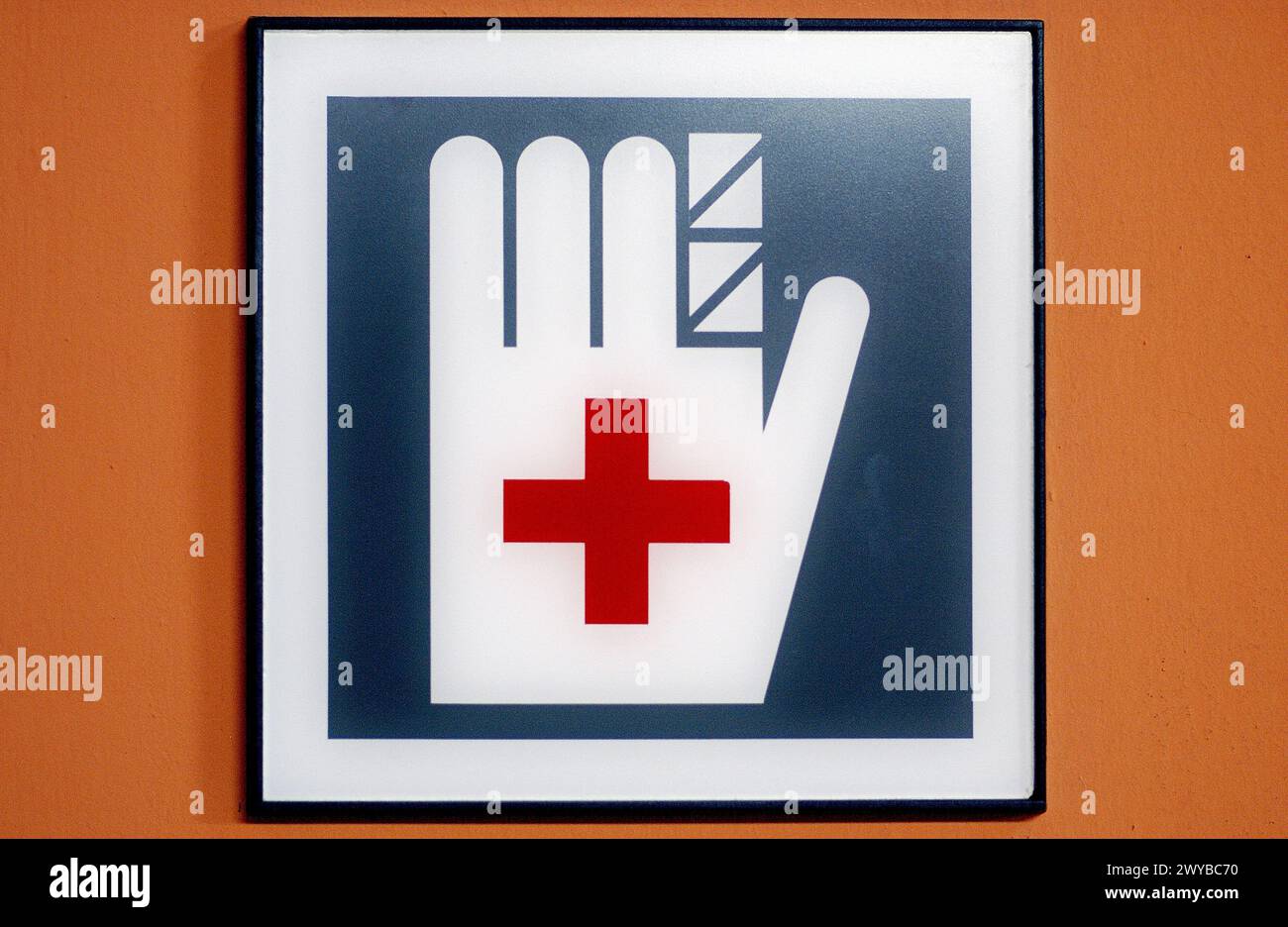 Medicine cabinet sign Stock Photo - Alamy