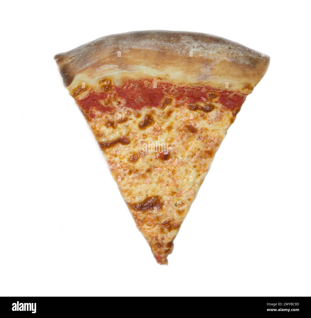 new york style pizza slice isolated on white background (pepperoni ...