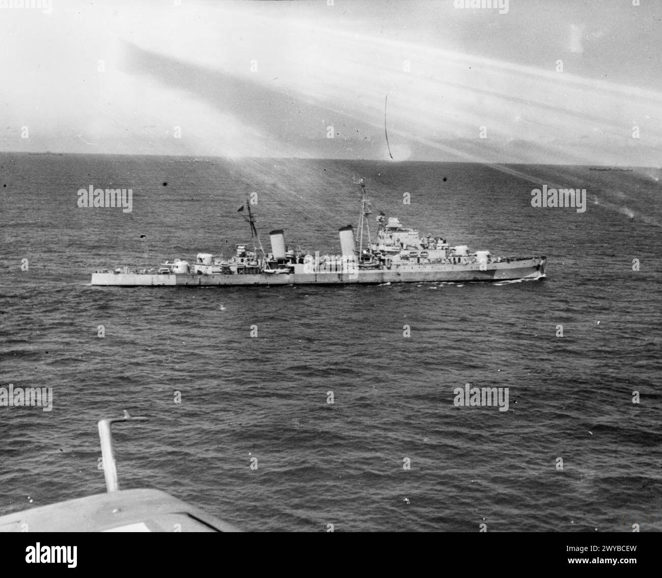 WITH HMS INDEFATIGABLE OFF THE JAPANESE COAST. JULY 1945, ON BOARD THE ...