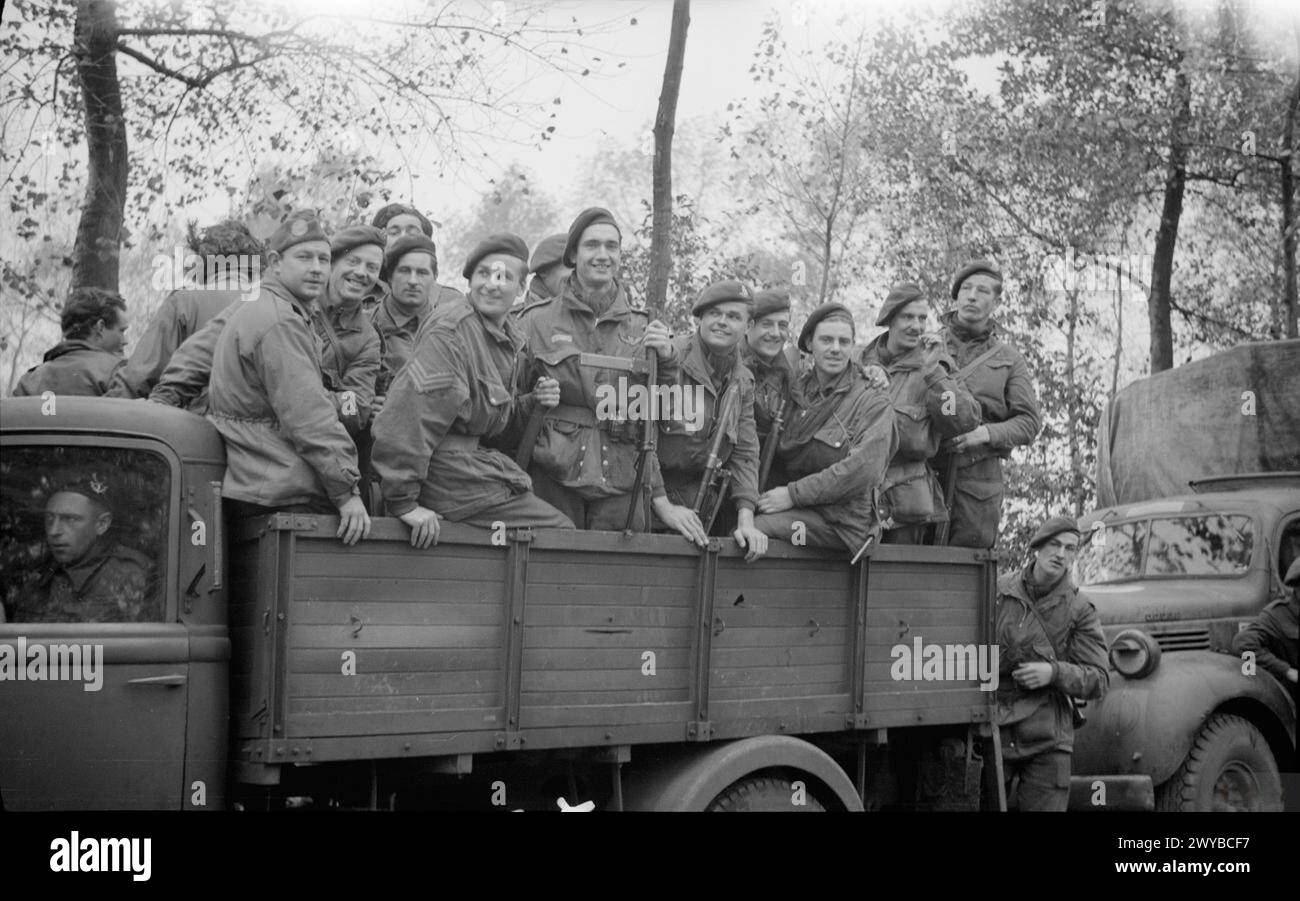 51 DIV ENTER BORSTAL - Original wartime caption: British and American ...