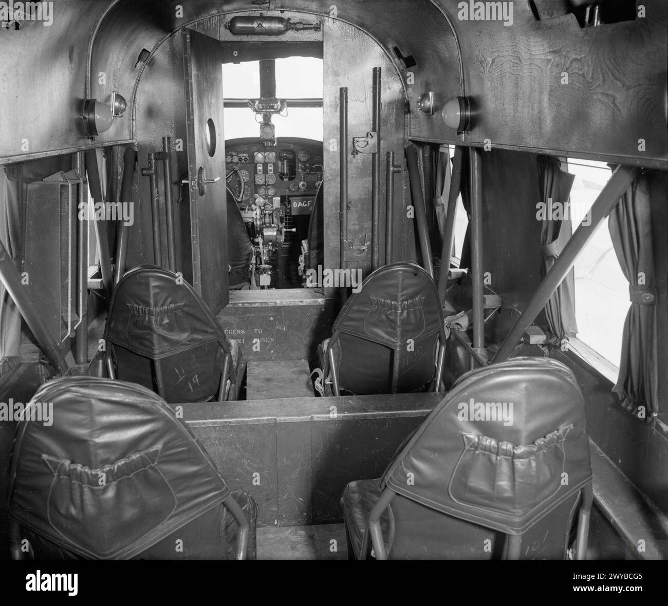 Avro anson interior hi-res stock photography and images - Alamy