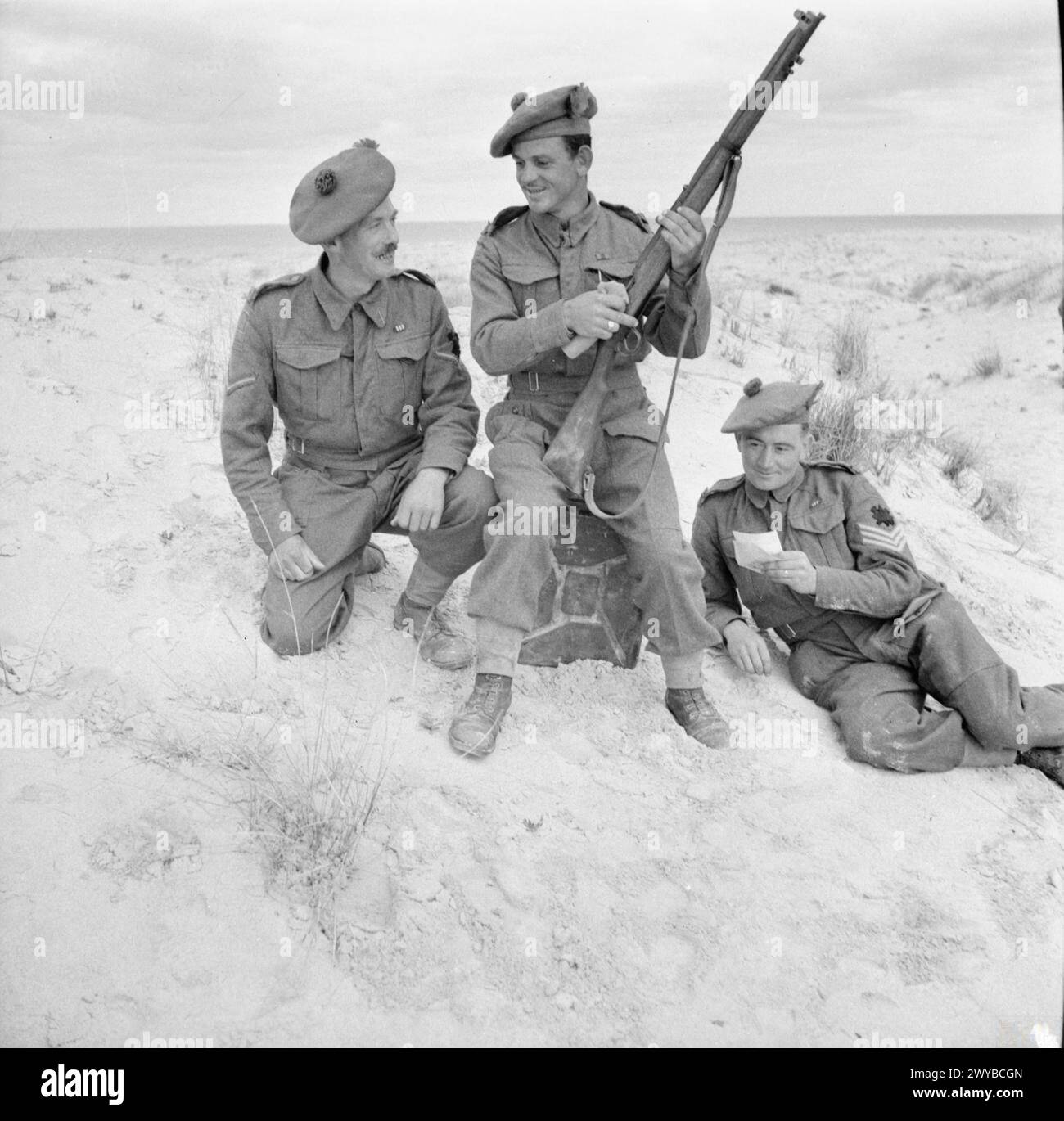 Lance Corporal Charles Jeffrey, Private George McCulloch, and Sergeant ...