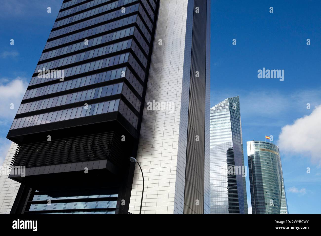 Repsol Tower, CTBA, Cuatro Torres Business Area, Madrid, Spain Stock ...
