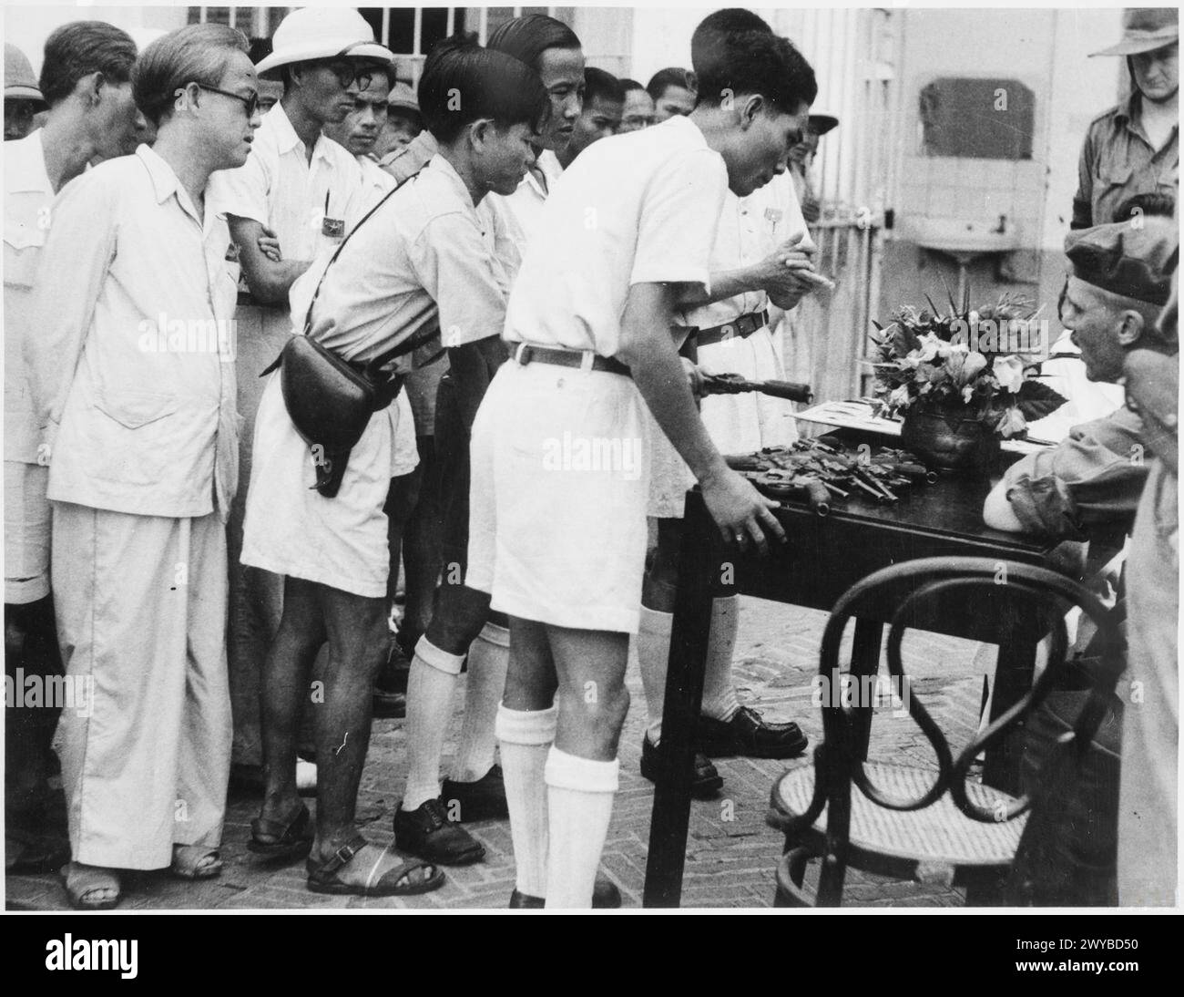 FRENCH INDO-CHINA - The prison staff handed over their weapons without ...