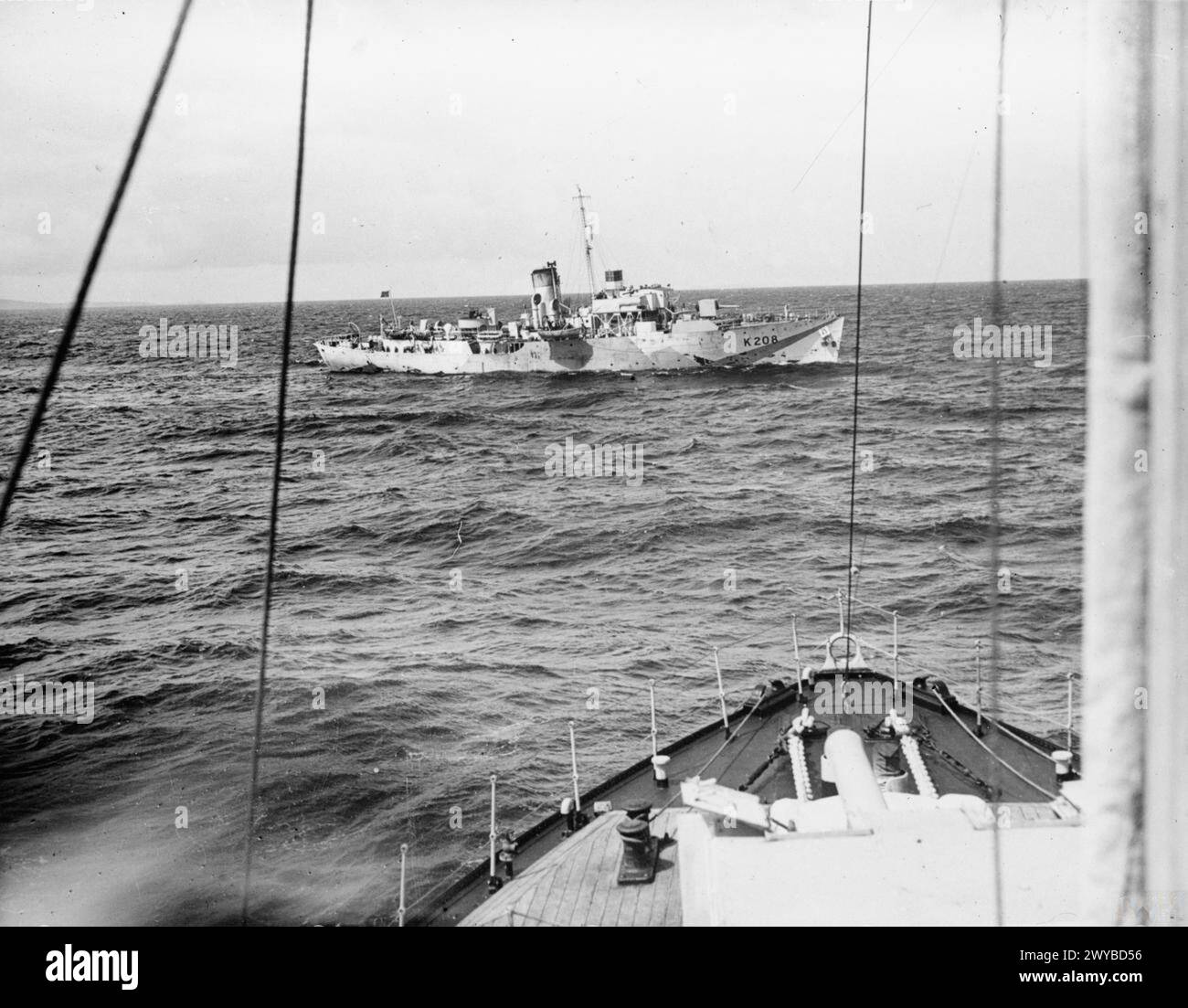 THE ROYAL NAVY DURING THE SECOND WORLD WAR - HMS MONTBRETIA seen from ...