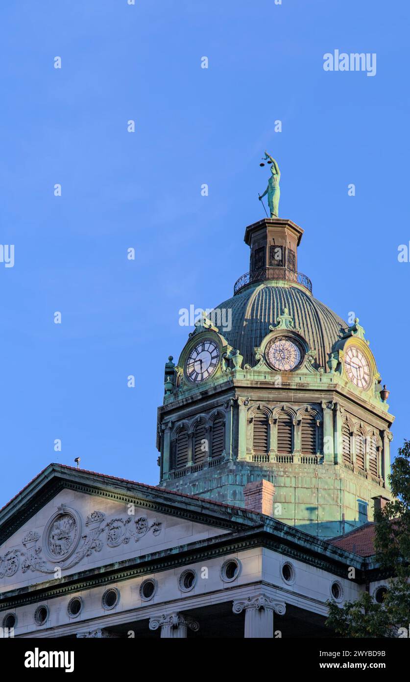 Historic neoclassical architecture courthouse building hi-res stock ...