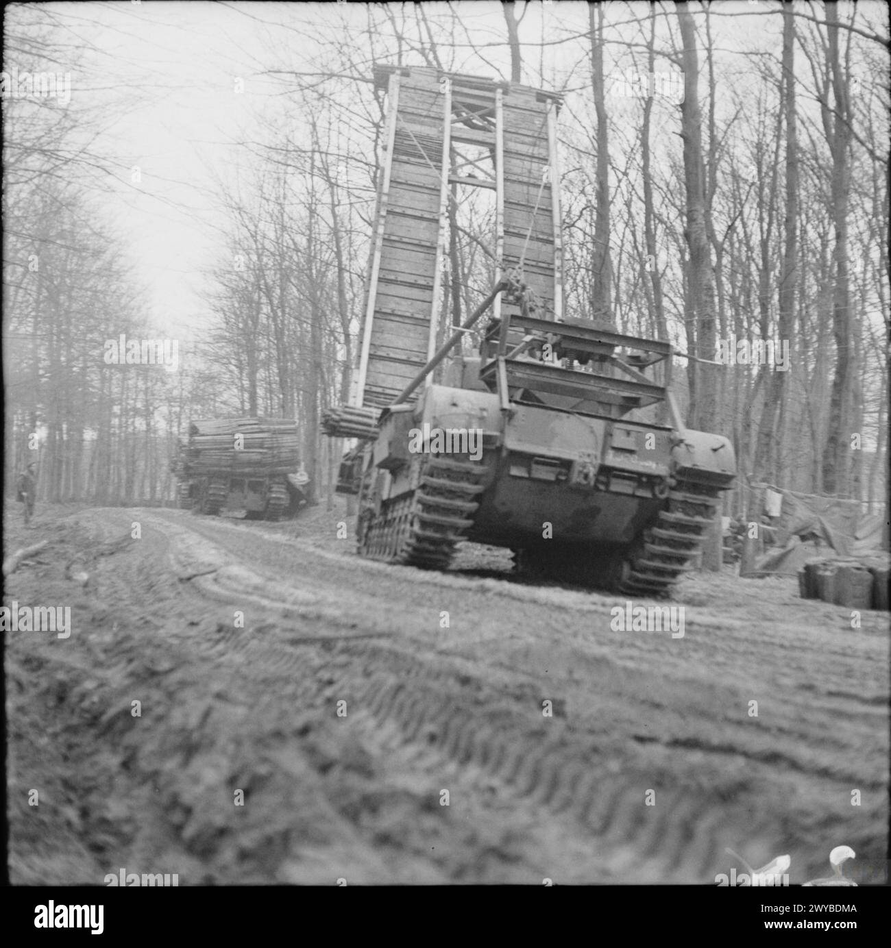 THE BRITISH ARMY IN NORTH-WEST EUROPE 1944-1945 - Churchill bridgelayer ...