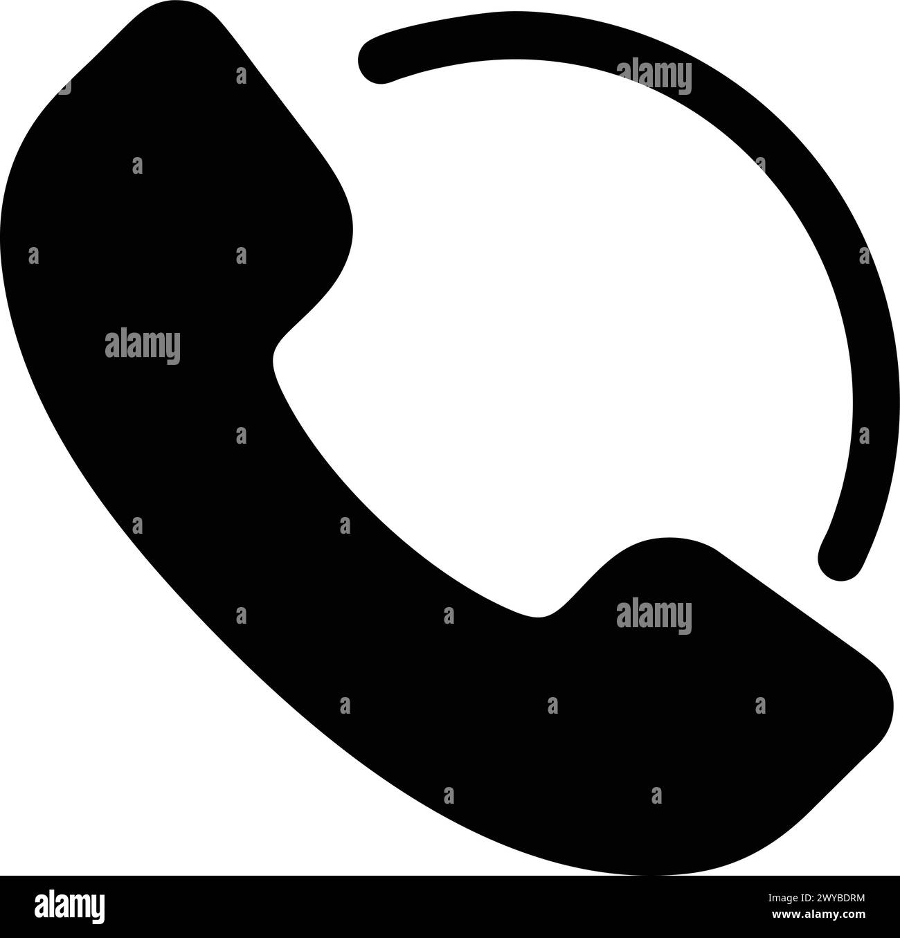 Phone call screen graphic Cut Out Stock Images & Pictures - Alamy