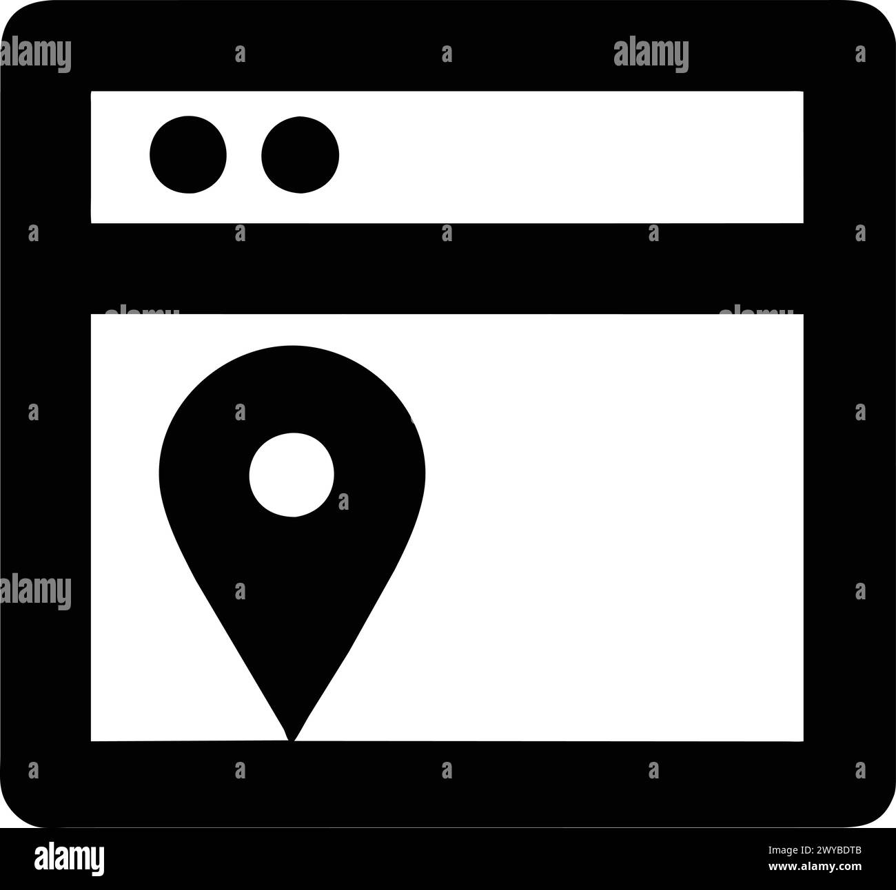 LOCATION ICON DESIGN ,GRAPHIC RESOURCE Stock Vector Image & Art - Alamy