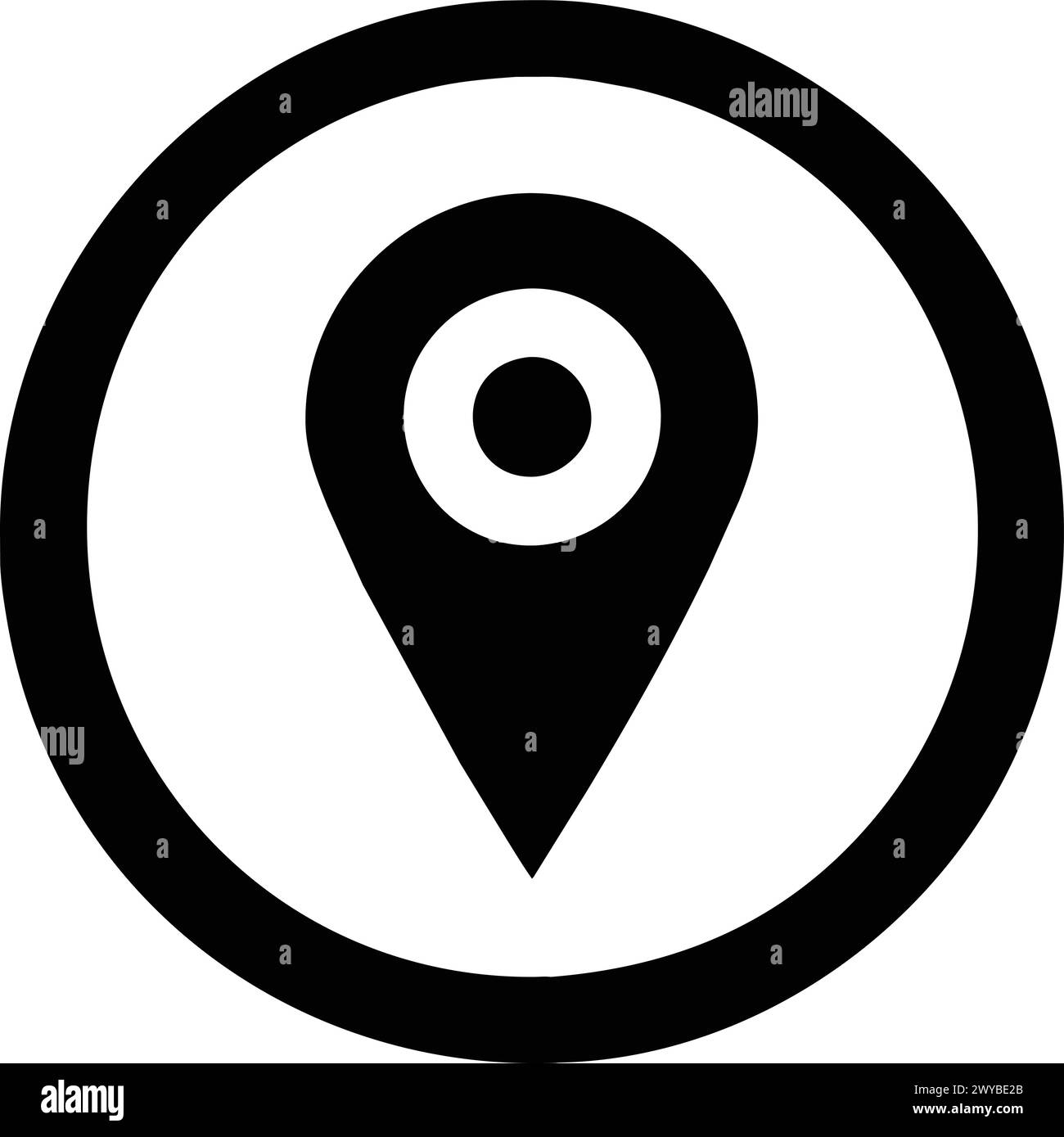 LOCATION ICON DESIGN ,GRAPHIC RESOURCE Stock Vector Image & Art - Alamy