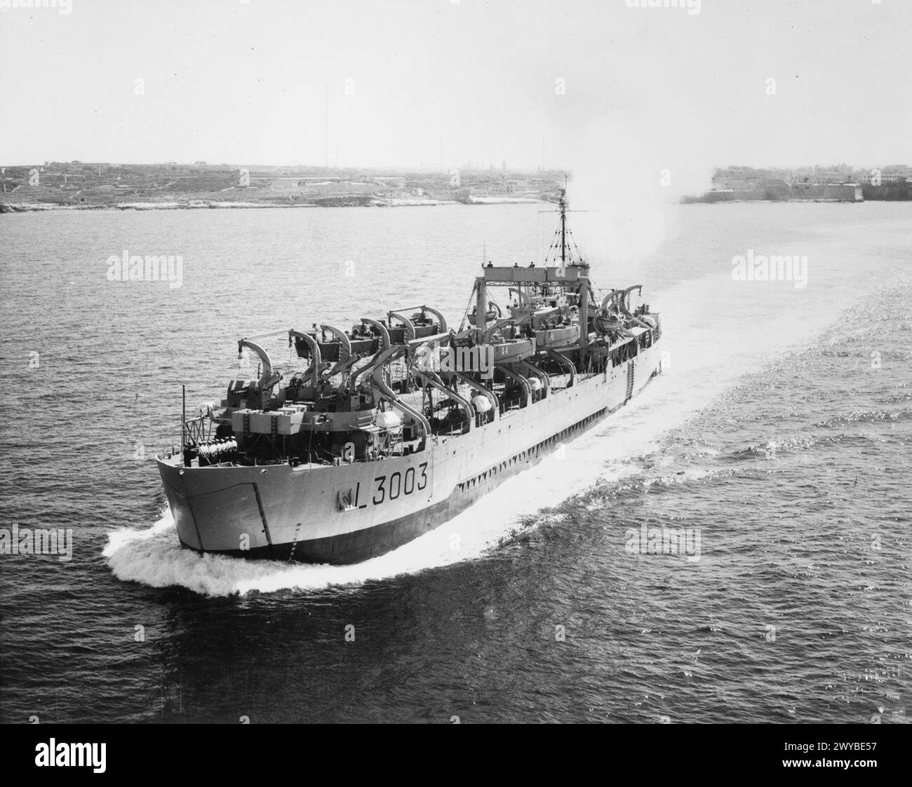 HMS Anzio, a tank landing craft, was used for amphibious operations and ...