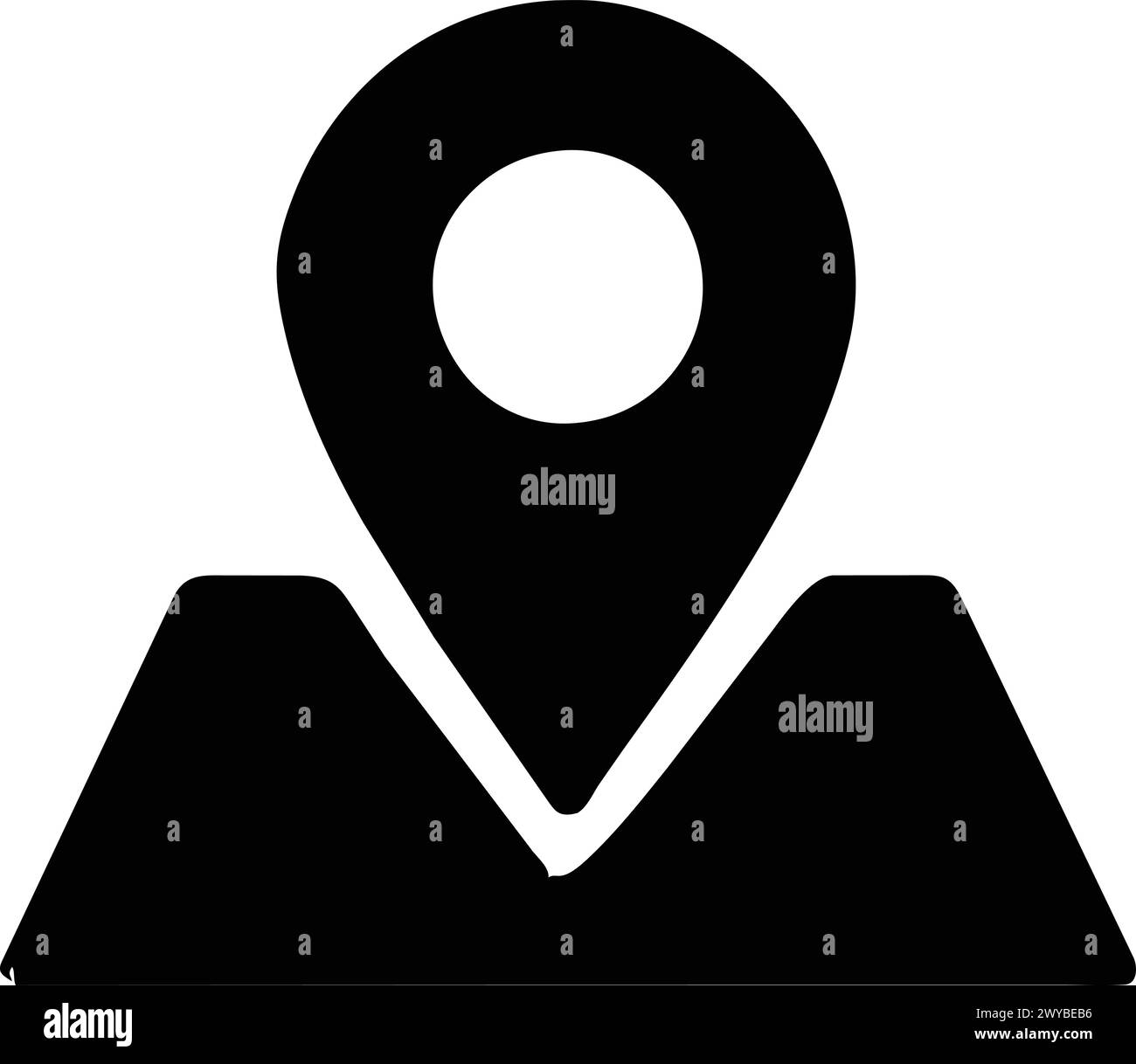 LOCATION ICON DESIGN ,GRAPHIC RESOURCE Stock Vector Image & Art - Alamy