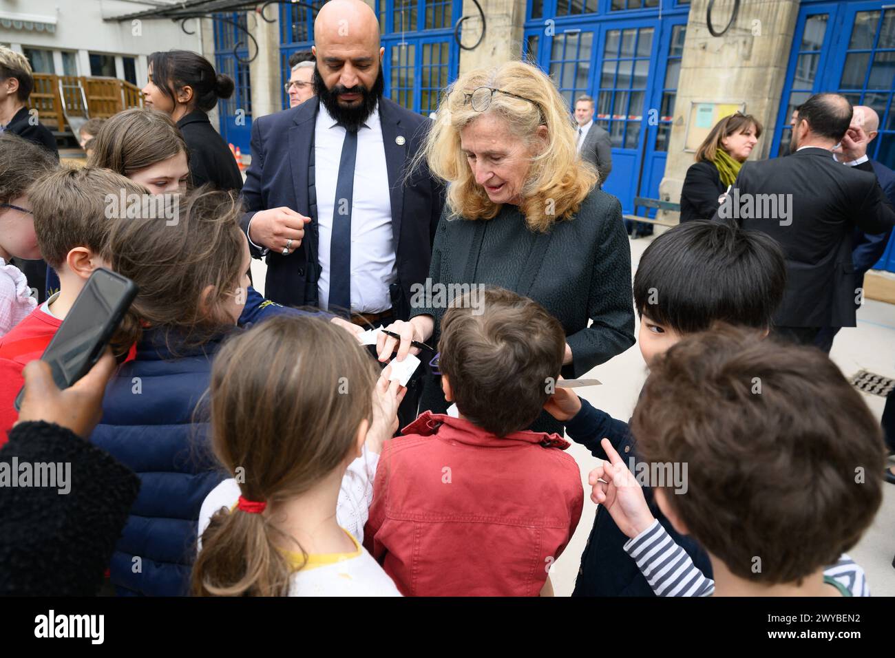 Paris, France. 05th Apr, 2024. French Minister for Education and Youth ...