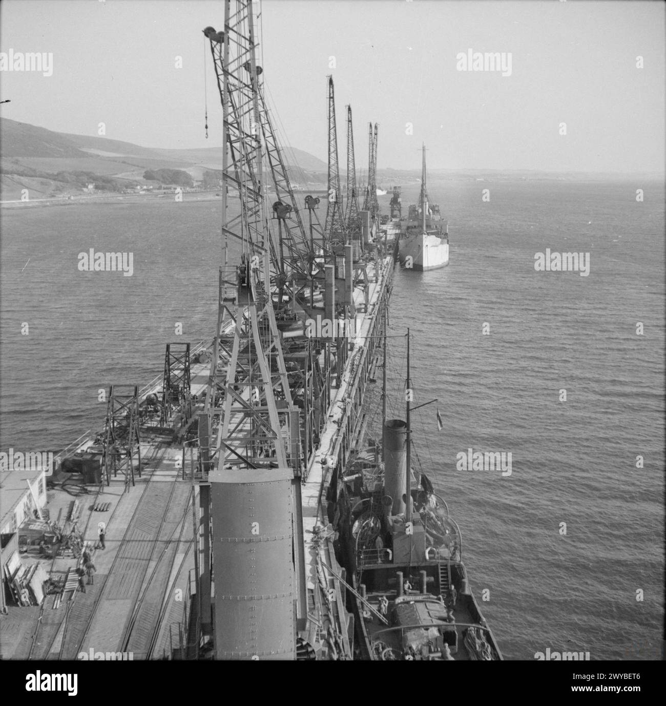 MILITARY PORTS - No.2 Military Port, Loch Ryan.Showing south deep water ...