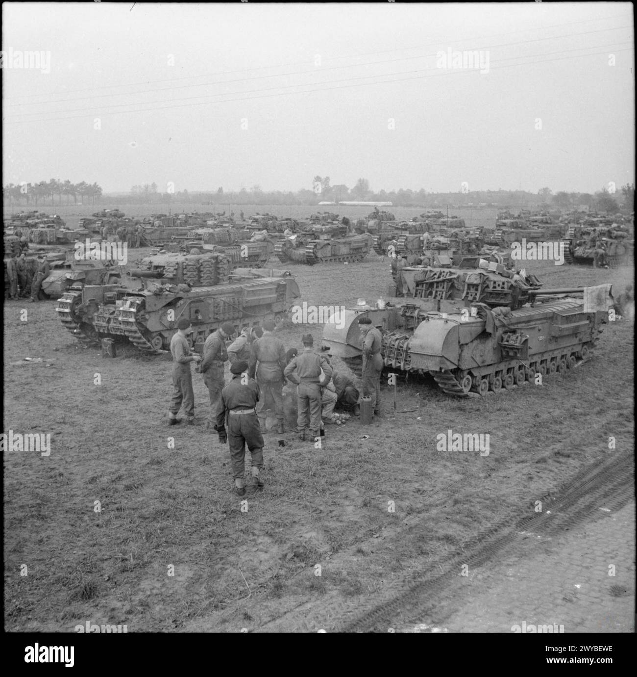 THE BRITISH ARMY IN NORTH-WEST EUROPE 1944-1945 - Churchill tanks of ...