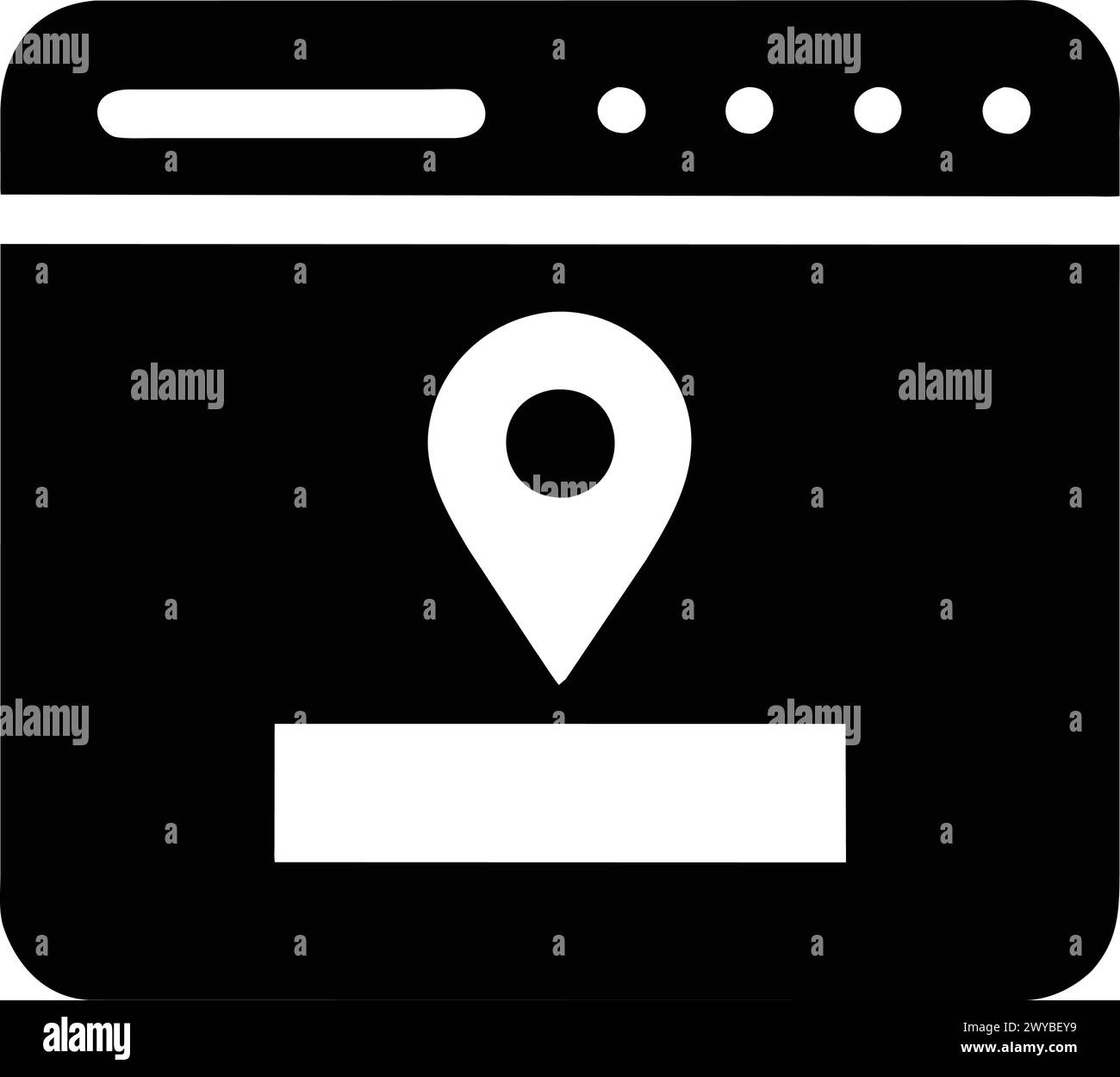 LOCATION ICON DESIGN ,GRAPHIC RESOURCE Stock Vector Image & Art - Alamy