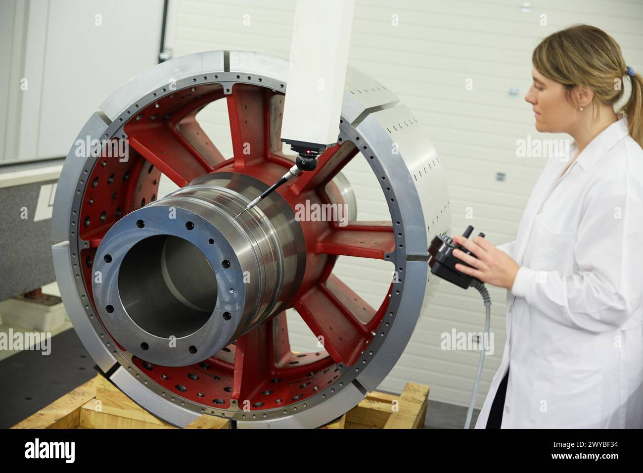 Technical measuring wind component in three-dimensional machine. CMM ...