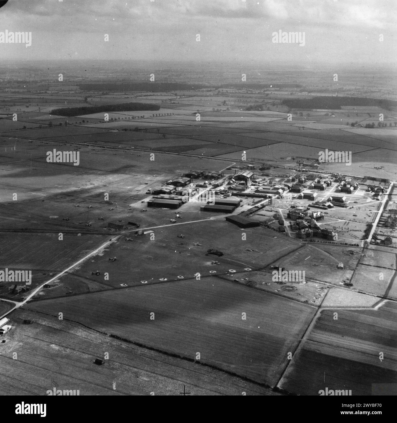 Aerial view grantham lincolnshire hi-res stock photography and images ...
