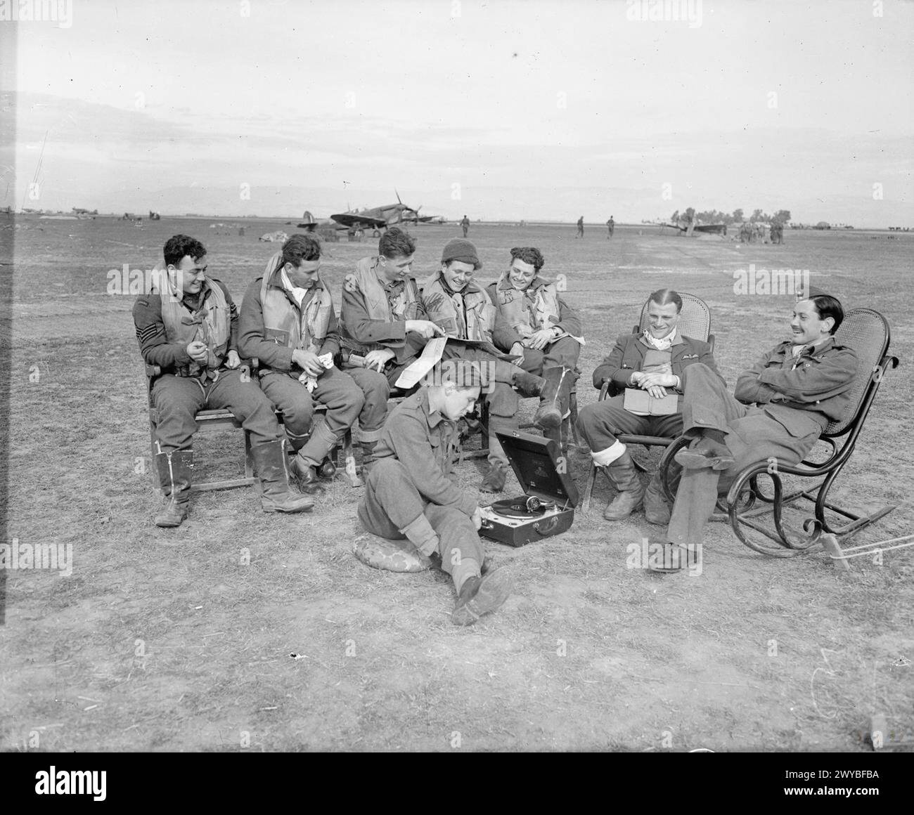 ROYAL AIR FORCE OPERATIONS IN THE MIDDLE EAST AND NORTH AFRICA, 1939-1943. - Pilots of No. 243 ...