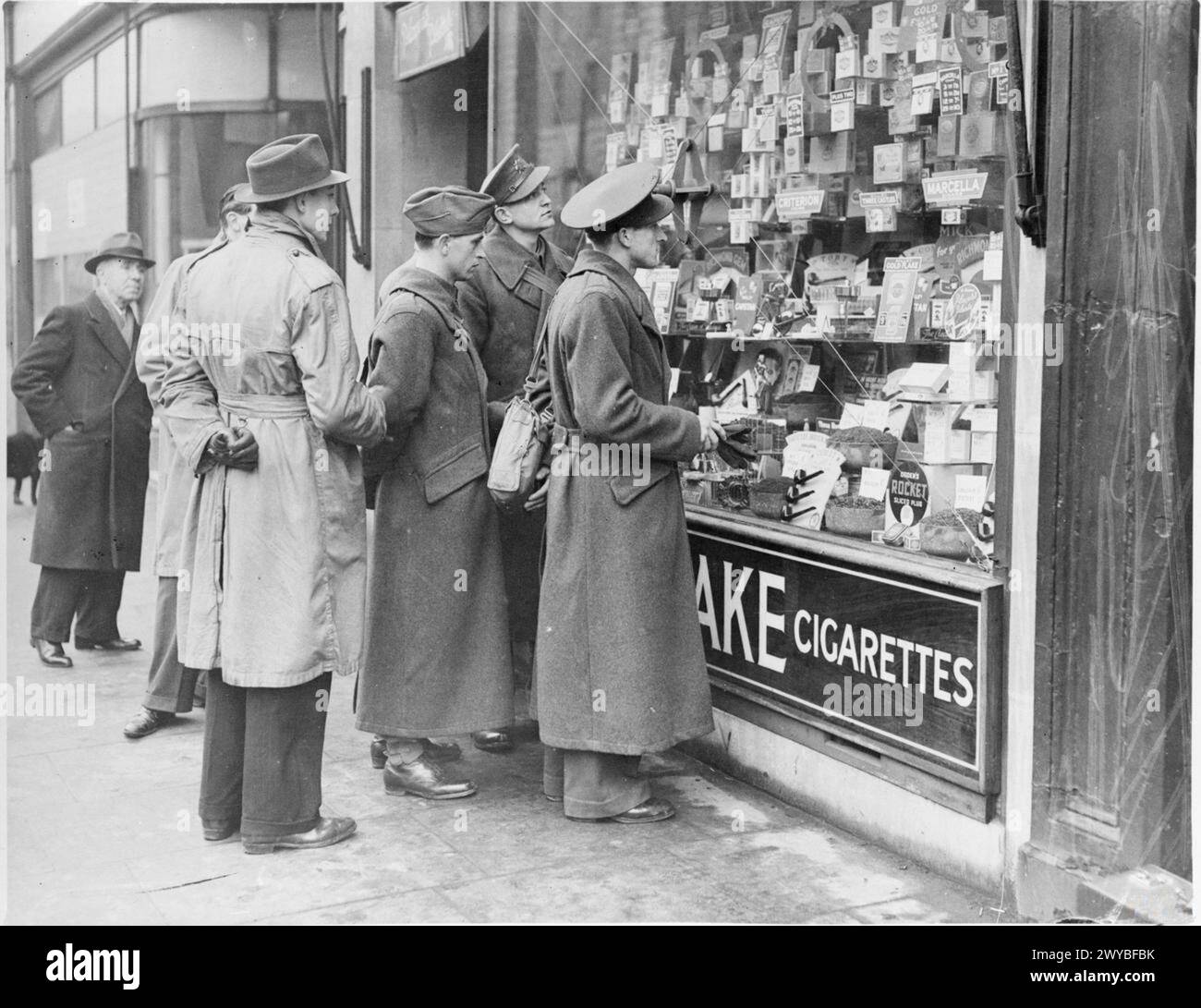In 1940, Czech soldiers and airmen in London observed a tobacconist's ...